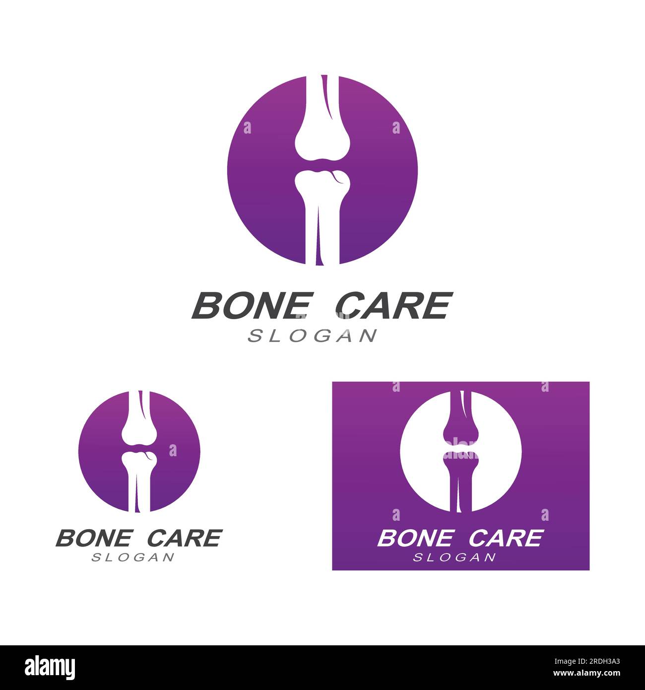 Bone logo icon vector design Stock Vector Image & Art - Alamy