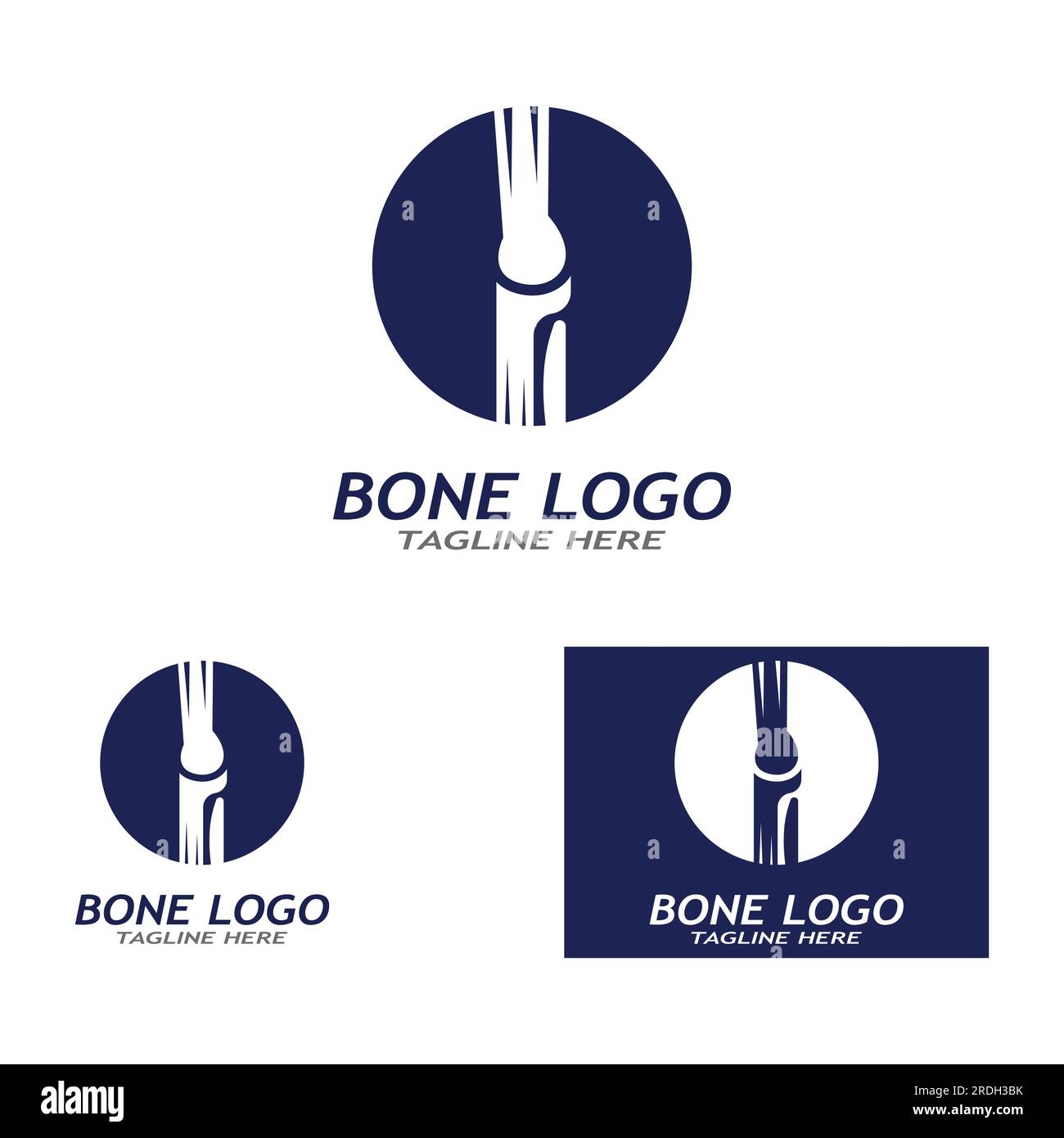 Bone logo icon vector design Stock Vector Image & Art - Alamy