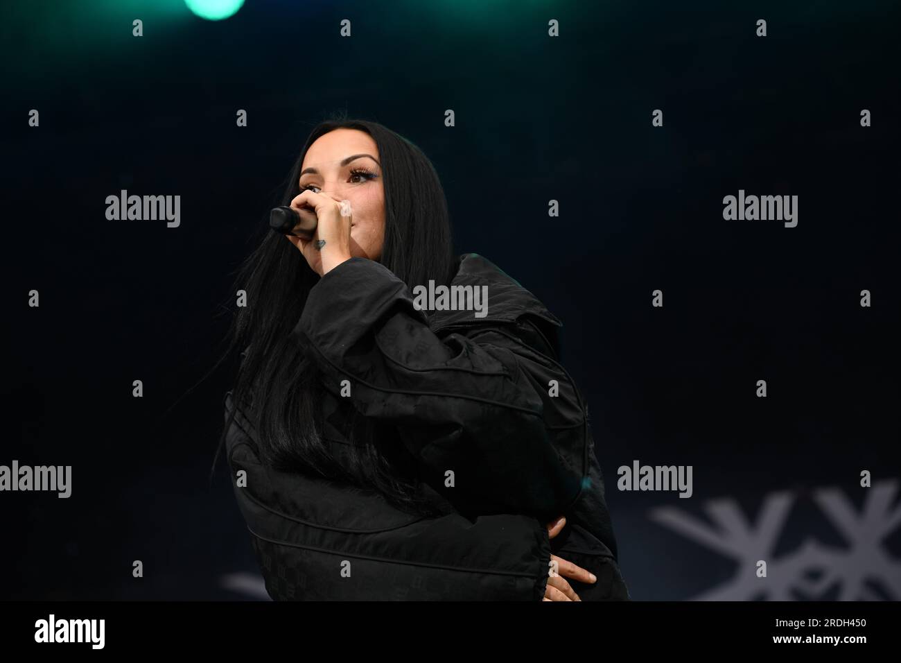 Nordholz, Germany. 21st July, 2023. Rapper "Juju" will perform at the ...