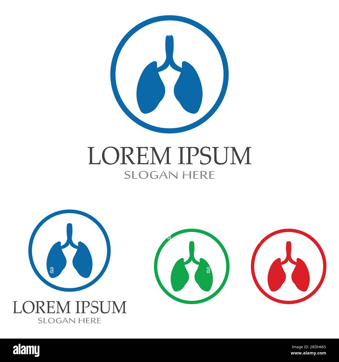 Lungs health and lungs care logo vector design,lungs logo template ...