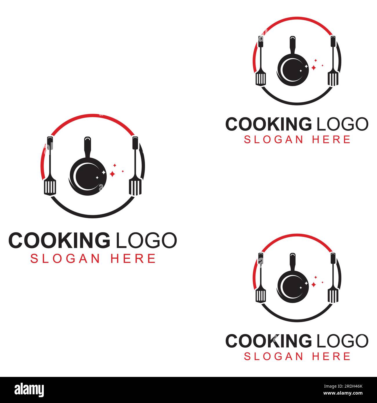 Logos for cooking utensils, cooking pots, spatulas and cooking spoons ...