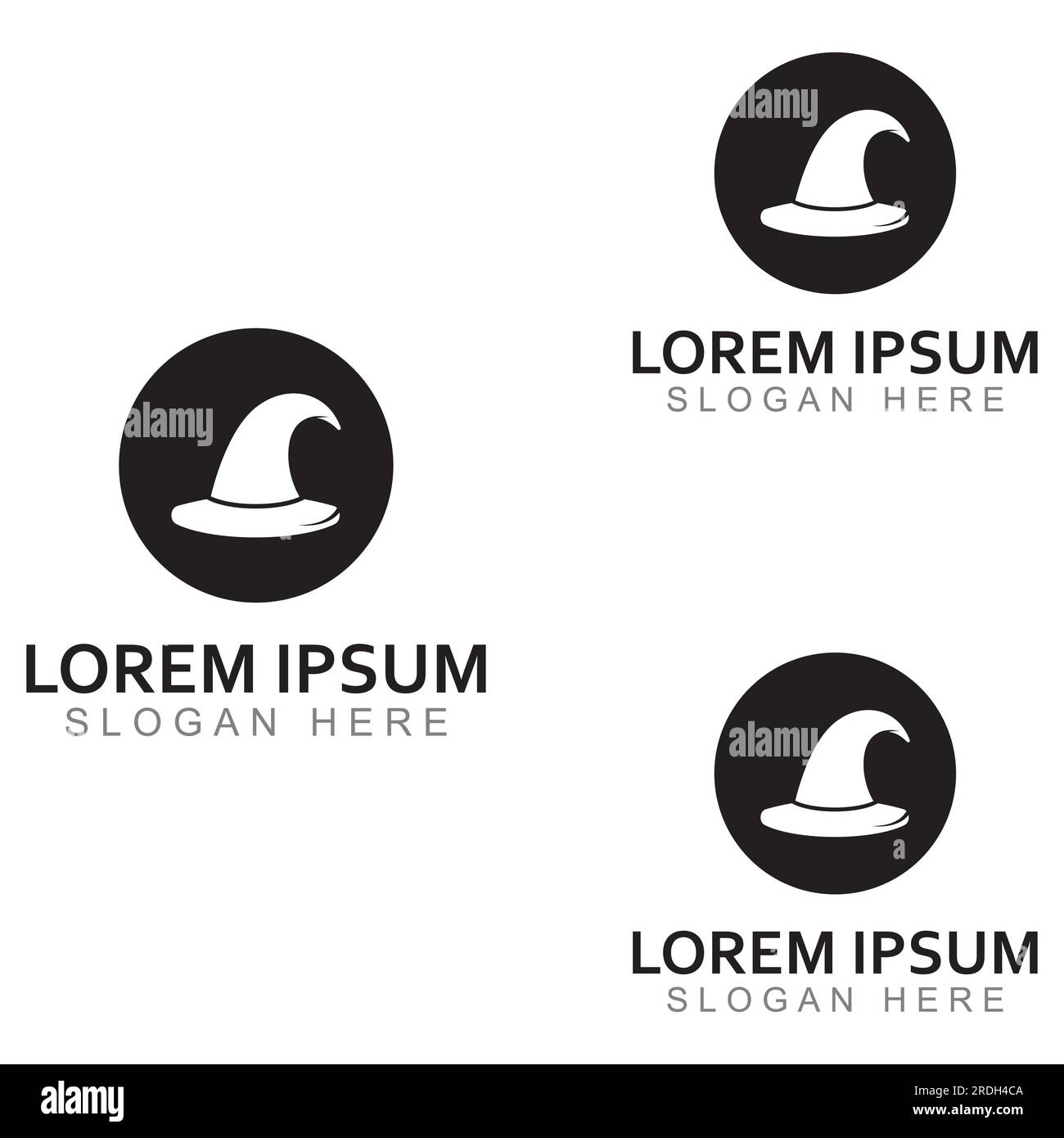 Wizard cap logo .By using vector design concept Stock Vector Image ...