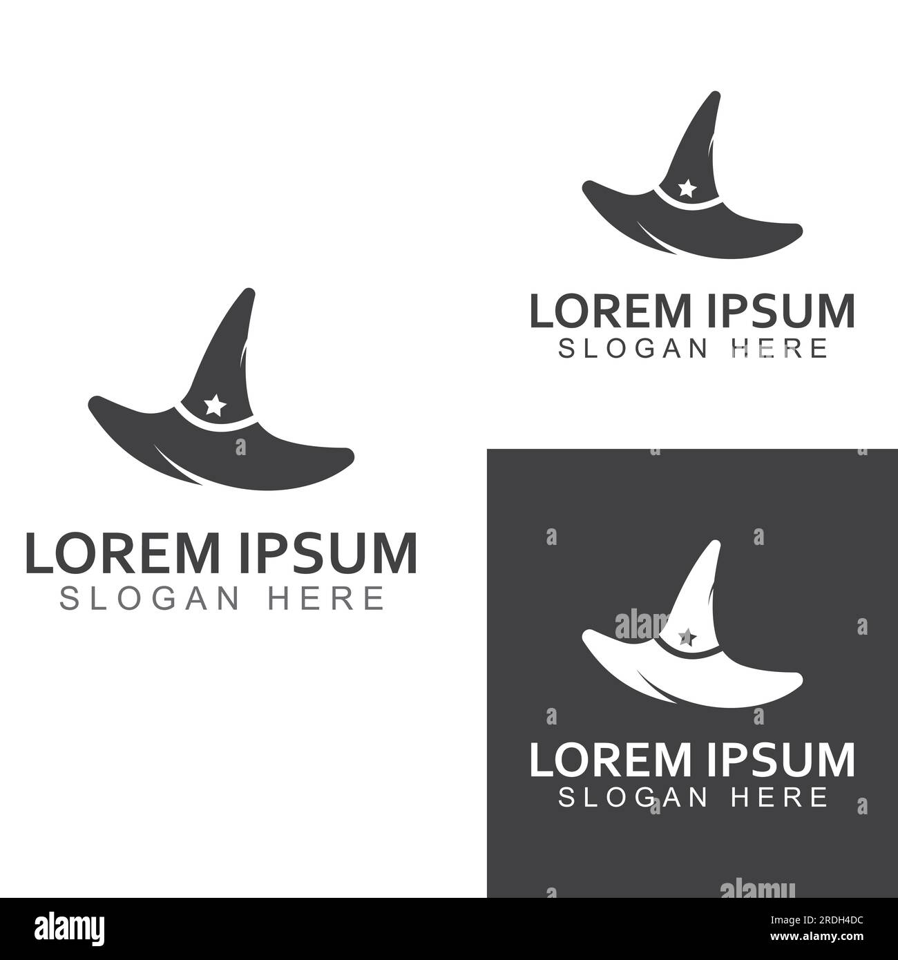 Wizard cap logo .By using vector design concept Stock Vector Image ...