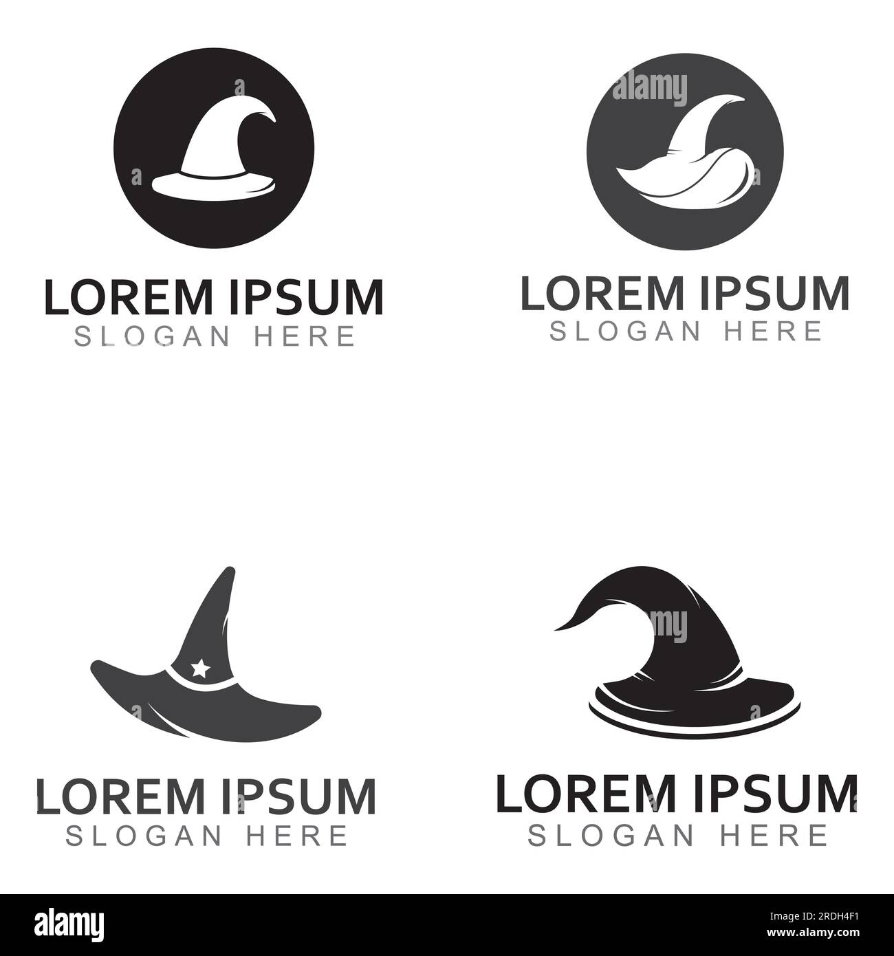 Wizard cap logo .By using vector design concept Stock Vector Image ...