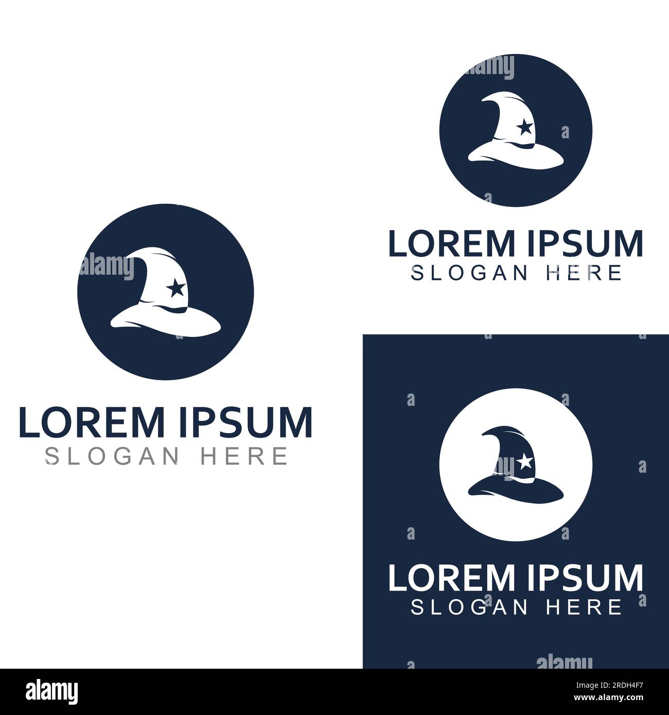 Wizard cap logo .By using vector design concept Stock Vector Image ...