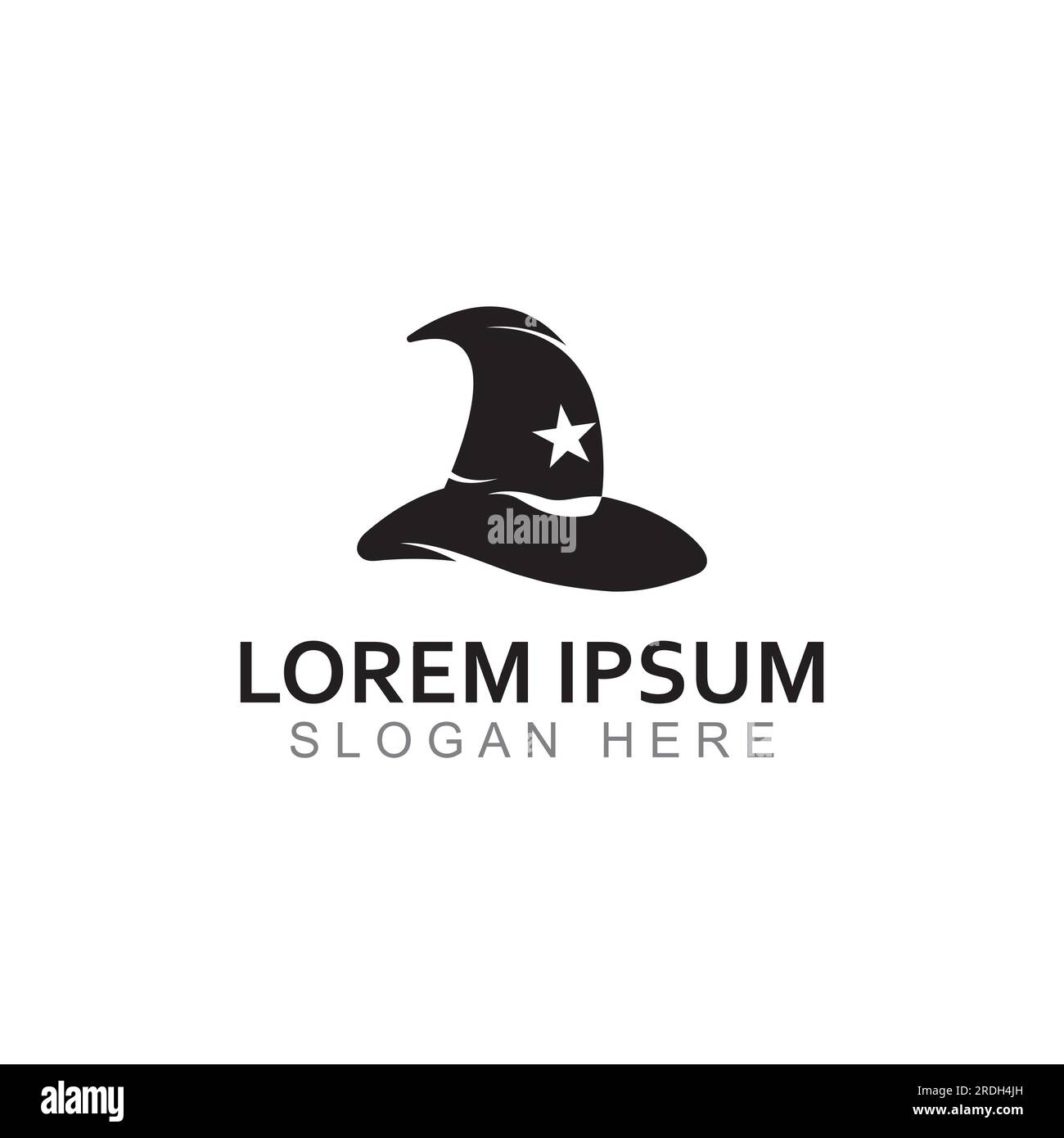 Wizard cap logo .By using vector design concept Stock Vector Image ...