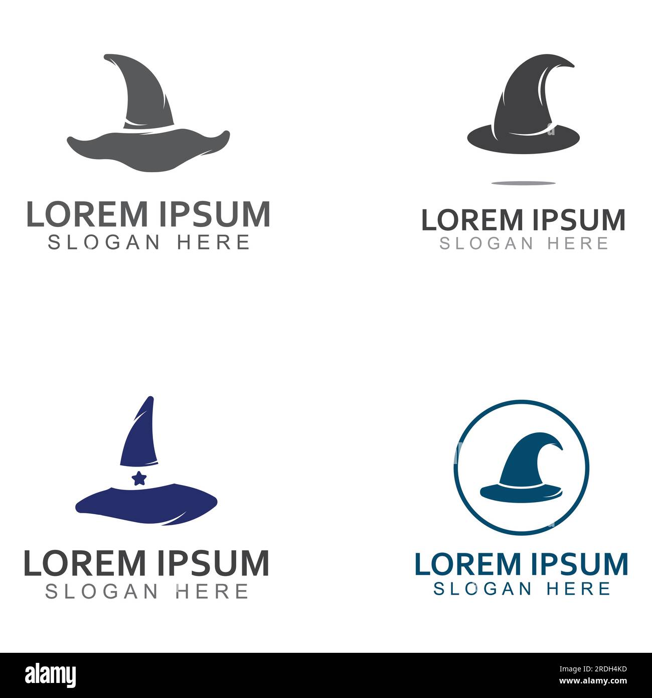 Wizard cap logo .By using vector design concept Stock Vector Image ...