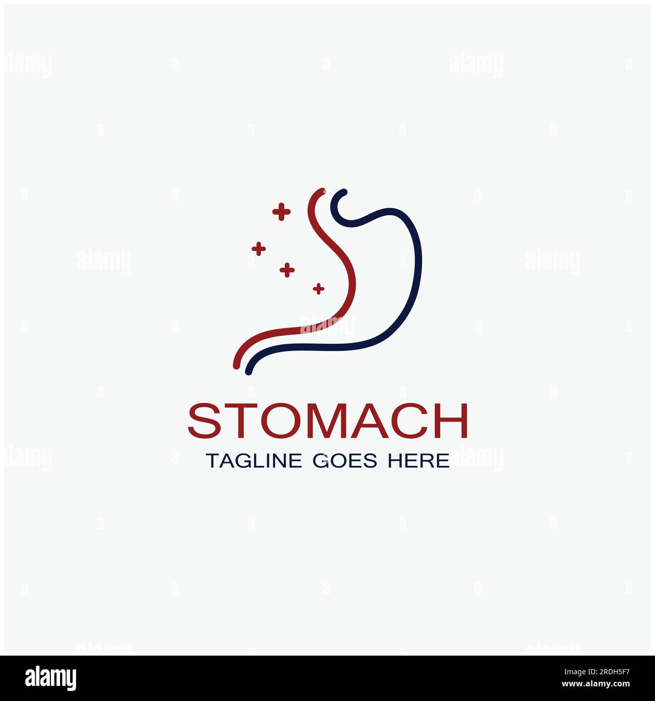 stomach health and stomach care logo design Stock Vector Image & Art ...