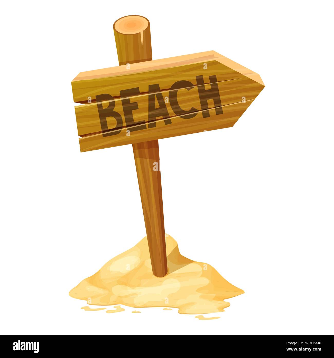 Cartoon Wooden Holiday Sign