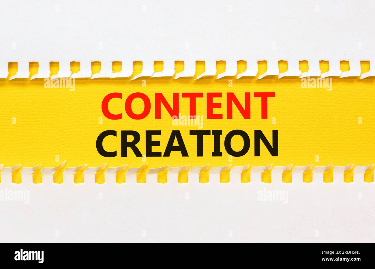 Time for content creation symbol. Concept words Content creation on ...