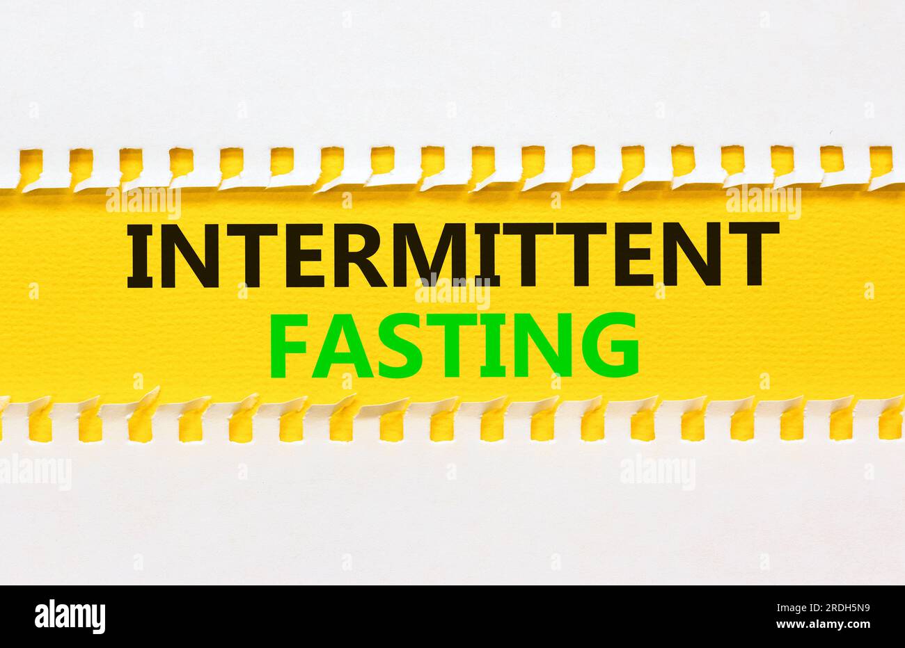 Intermittent fasting symbol. Concept words Intermittent fasting on ...