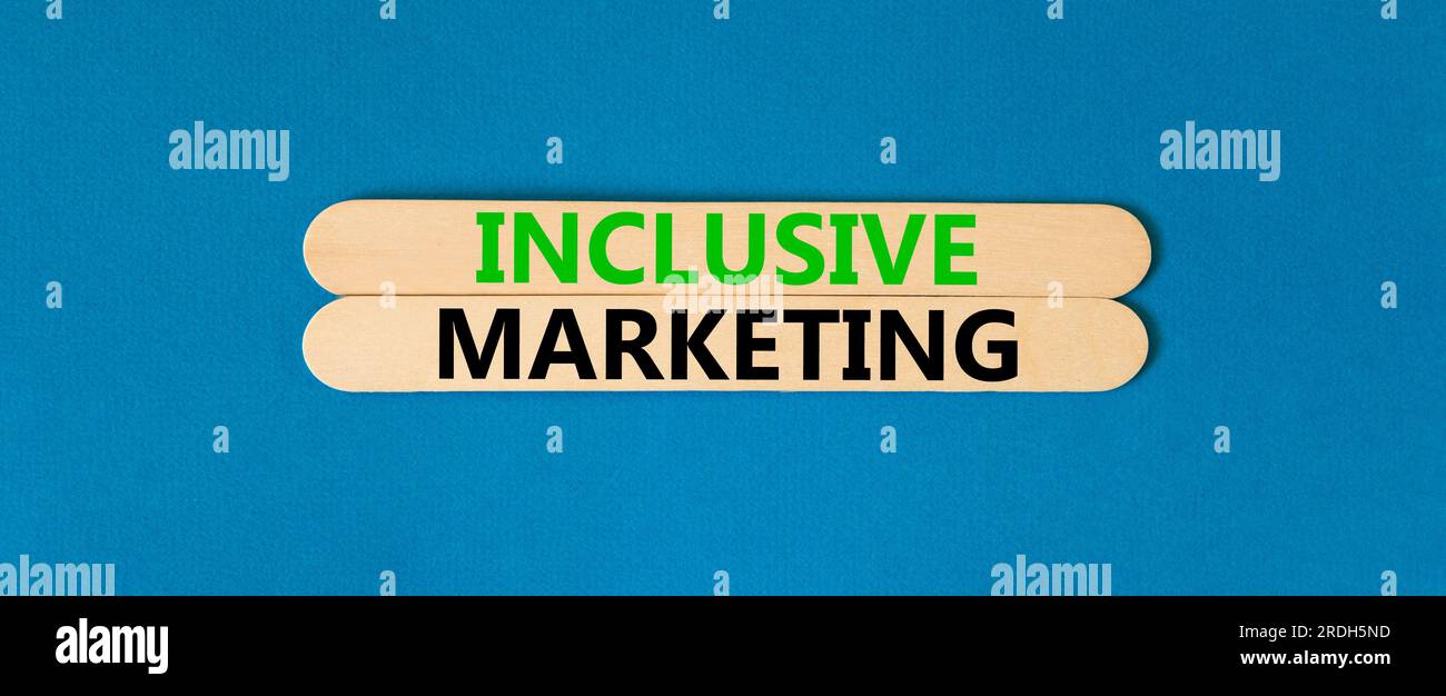 Inclusive marketing symbol. Concept words Inclusive marketing on ...