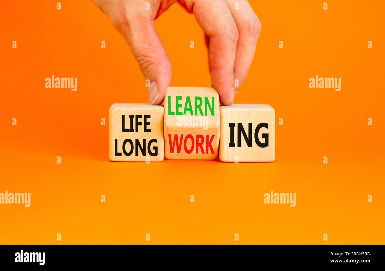 Lifelong learning working symbol. Concept word Lifelong learning ...