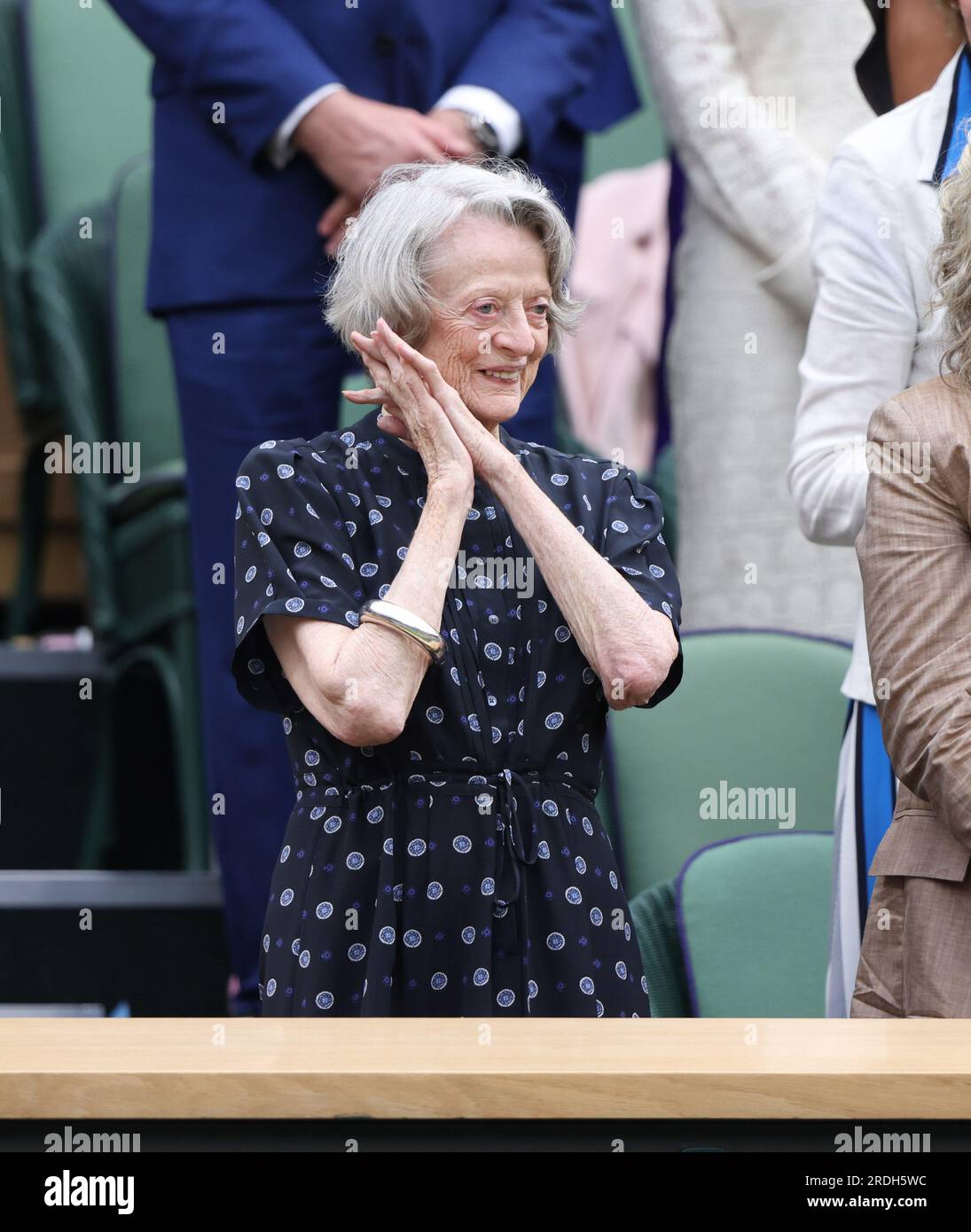Dame Maggie Smith. Ons Jabeur versus Marketa Vondrousova in the Ladies ...