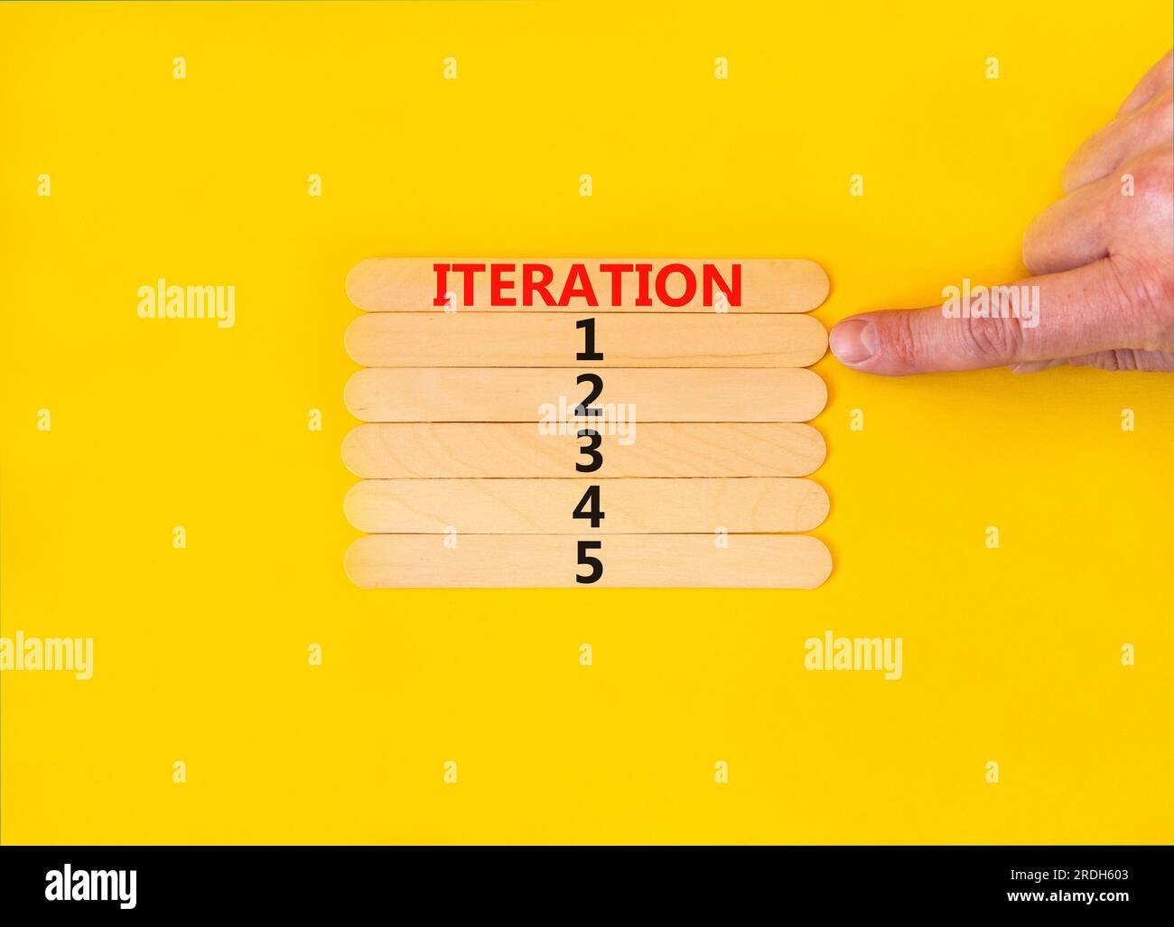 Time to iteration 1 symbol. Concept word Iteration 1 2 3 4 5 on wooden ...
