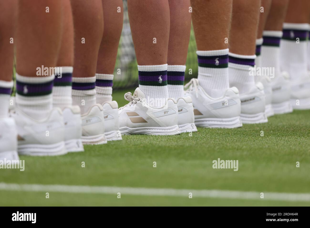 The Ralph Lauren polo socks on the groundstaff. Ons Jabeur versus ...