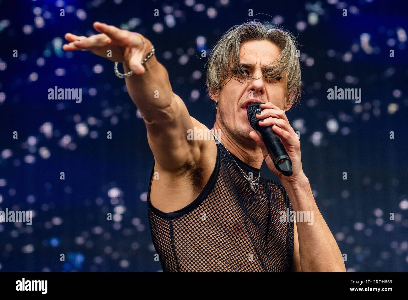 Henham Park, Suffolk, UK. 21st July, 2023. Confidence Man (with ...