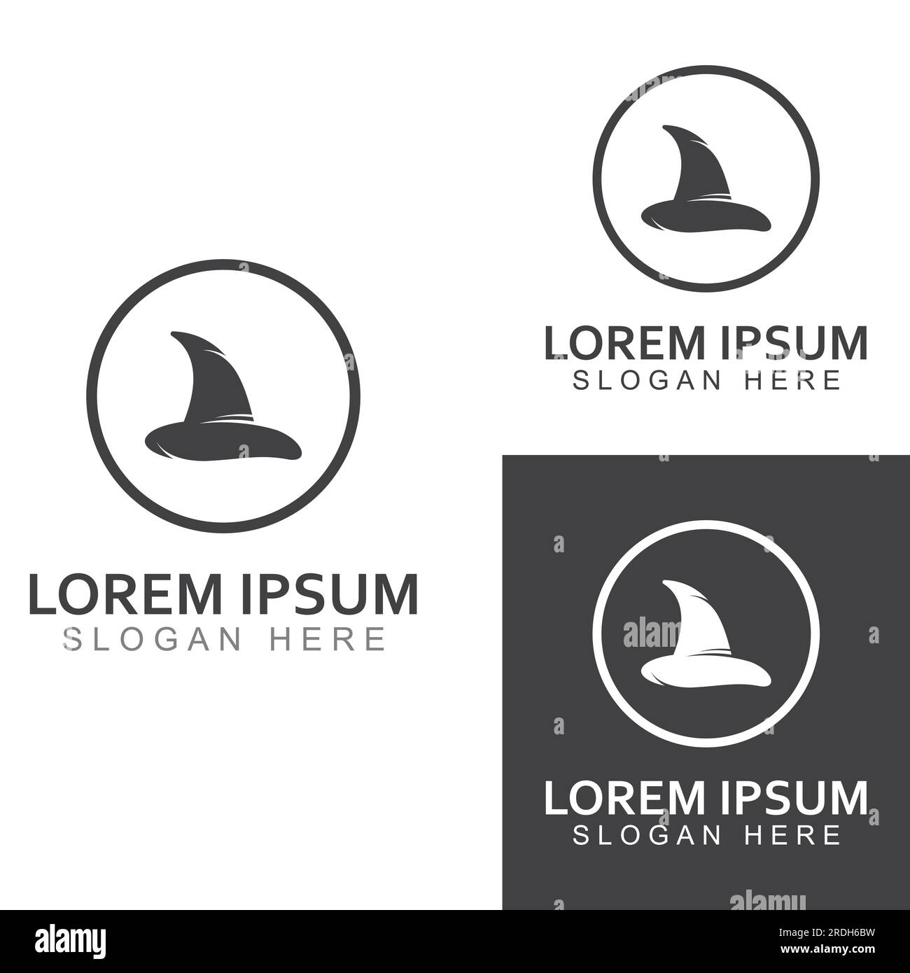 Wizard cap logo .By using vector design concept Stock Vector Image ...