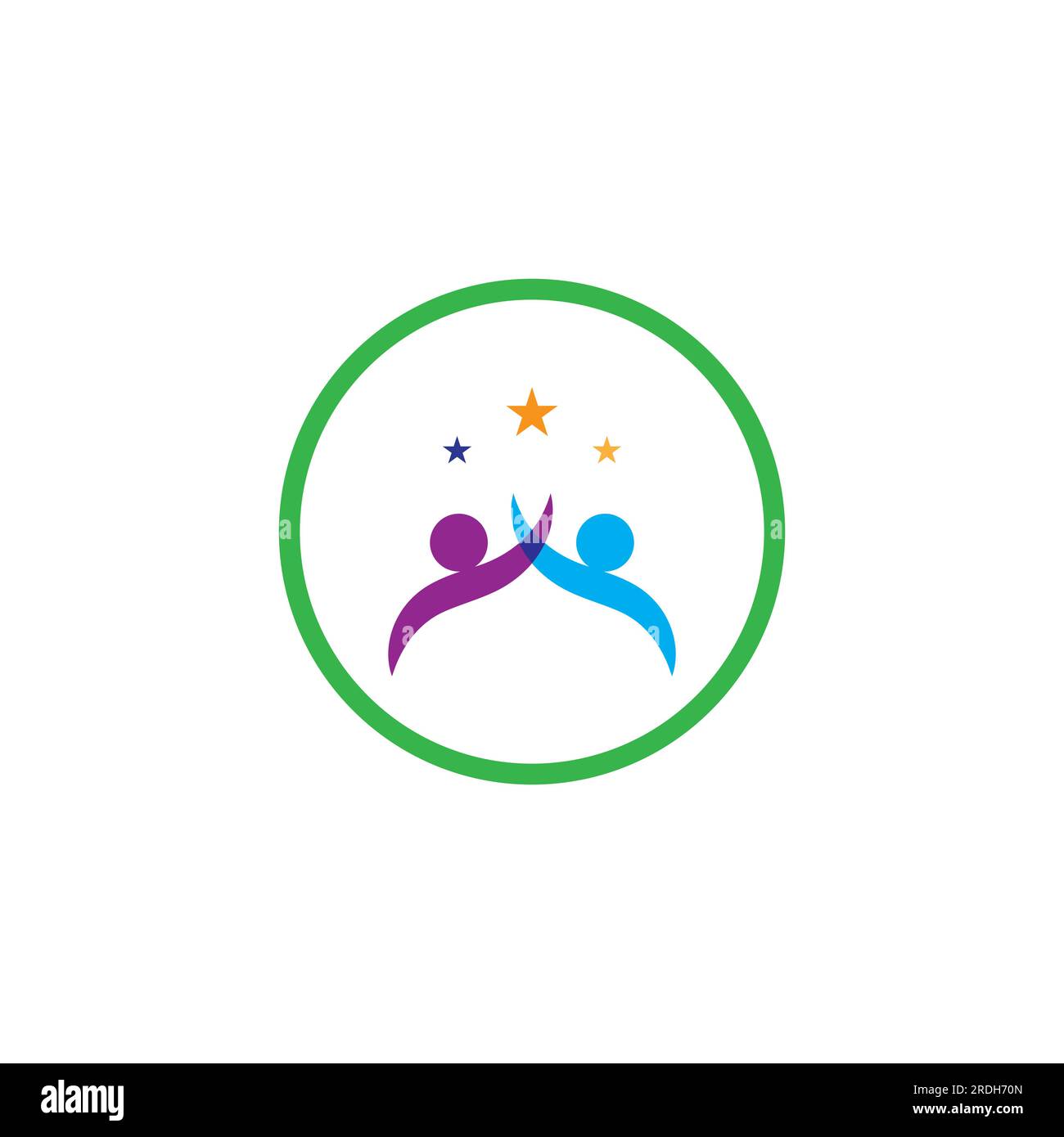 Reach star logo Stock Vector Images - Alamy