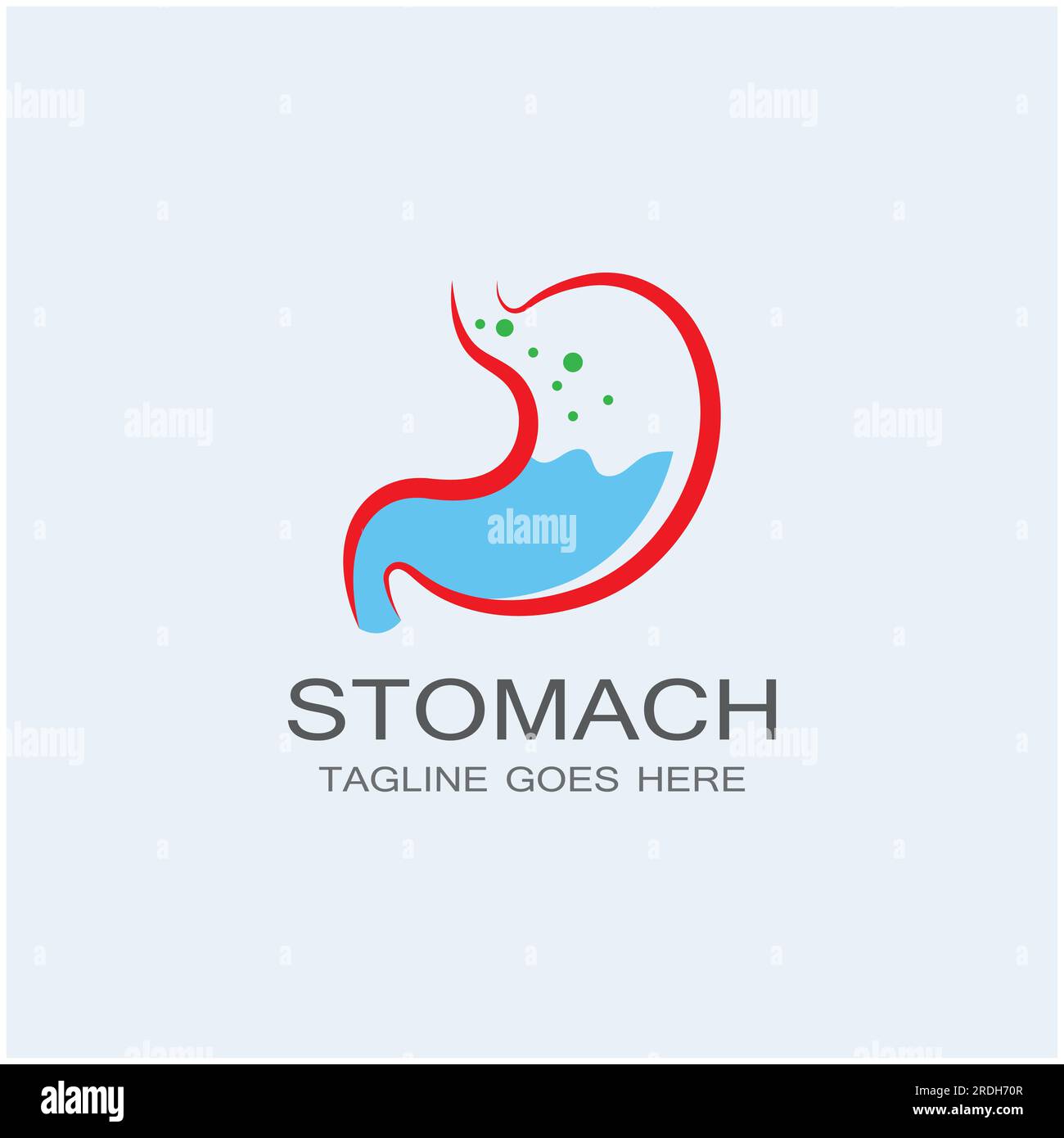 stomach health and stomach care logo design Stock Vector Image & Art ...