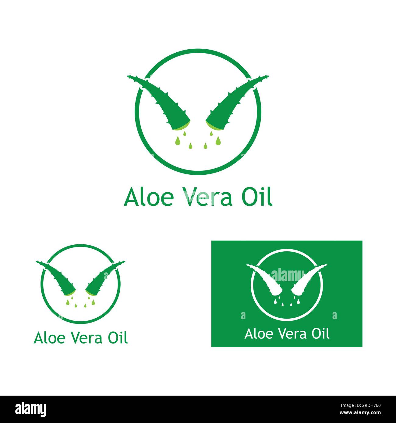 Aloe vera icon logo vector illustration Stock Vector Image & Art - Alamy