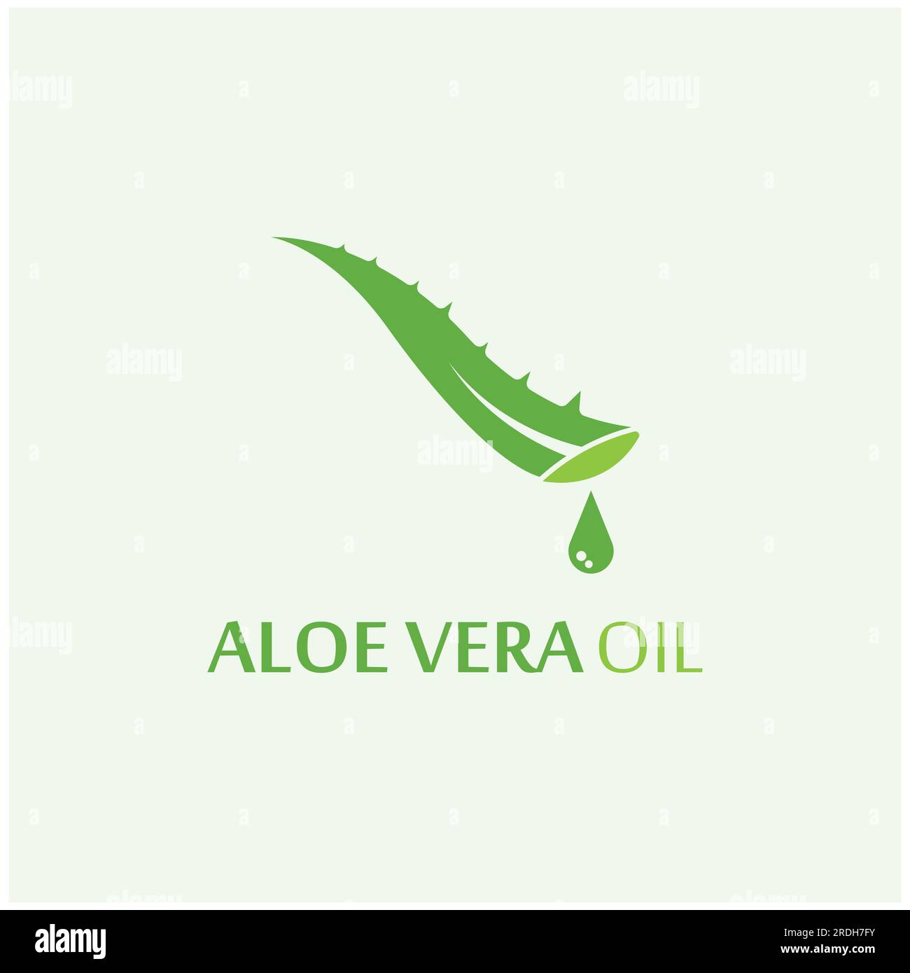 Aloe vera icon logo vector illustration Stock Vector Image & Art - Alamy