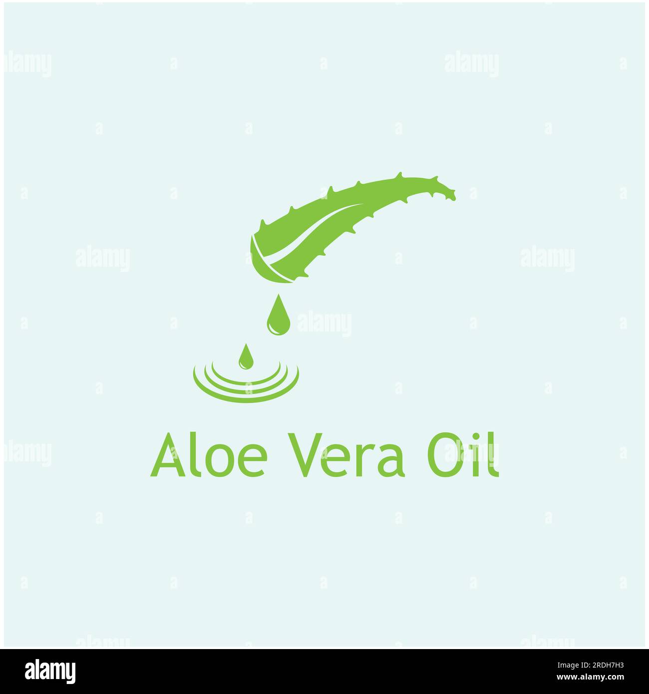 Aloe vera icon logo vector illustration Stock Vector Image & Art - Alamy