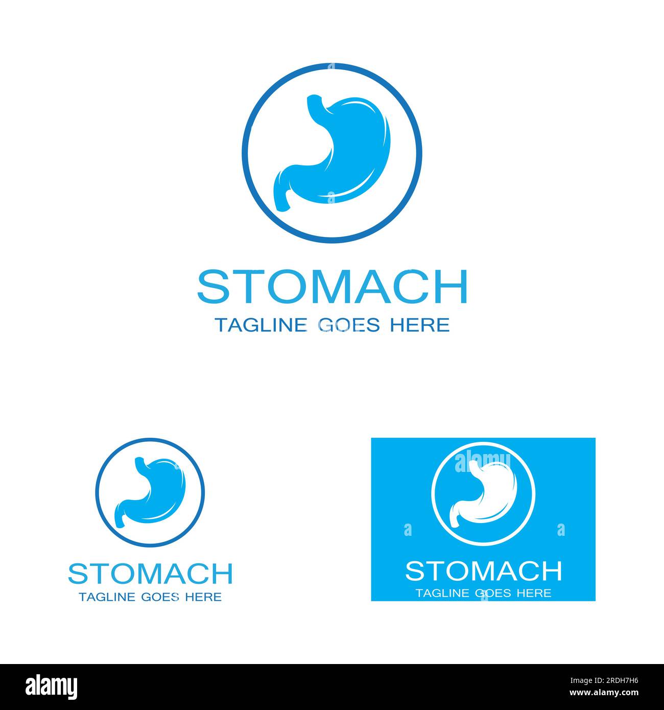 stomach health and stomach care logo design Stock Vector Image & Art ...
