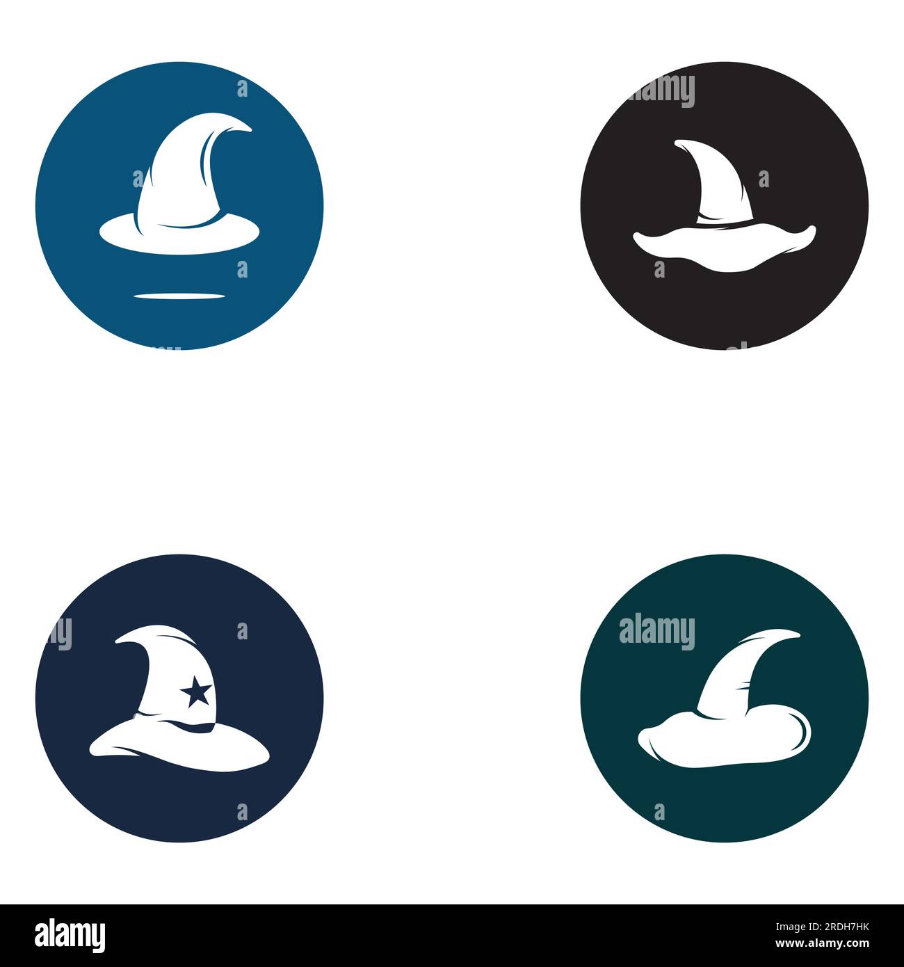 Wizard cap logo .By using vector design concept Stock Vector Image ...