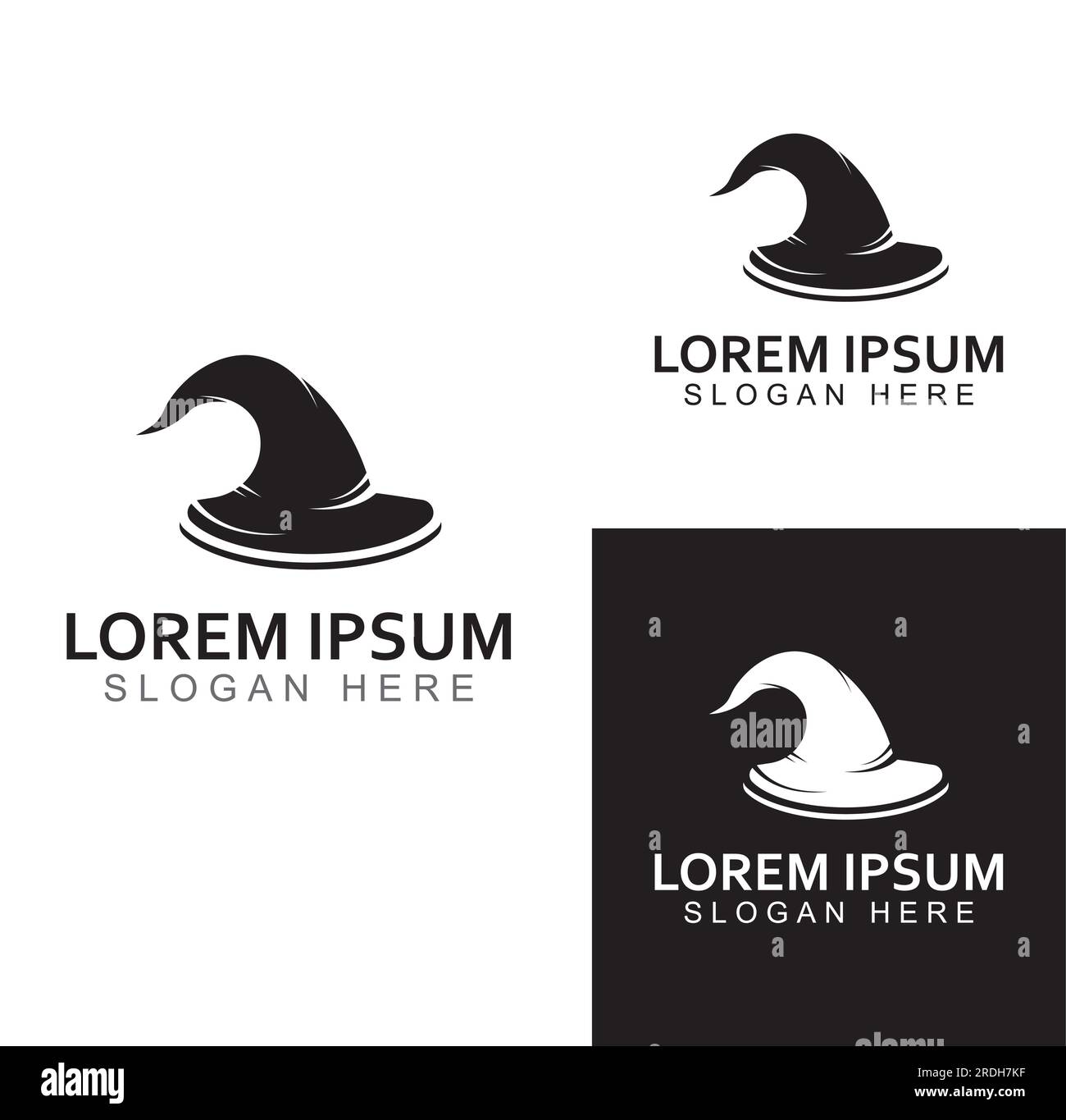 Wizard cap logo .By using vector design concept Stock Vector Image ...