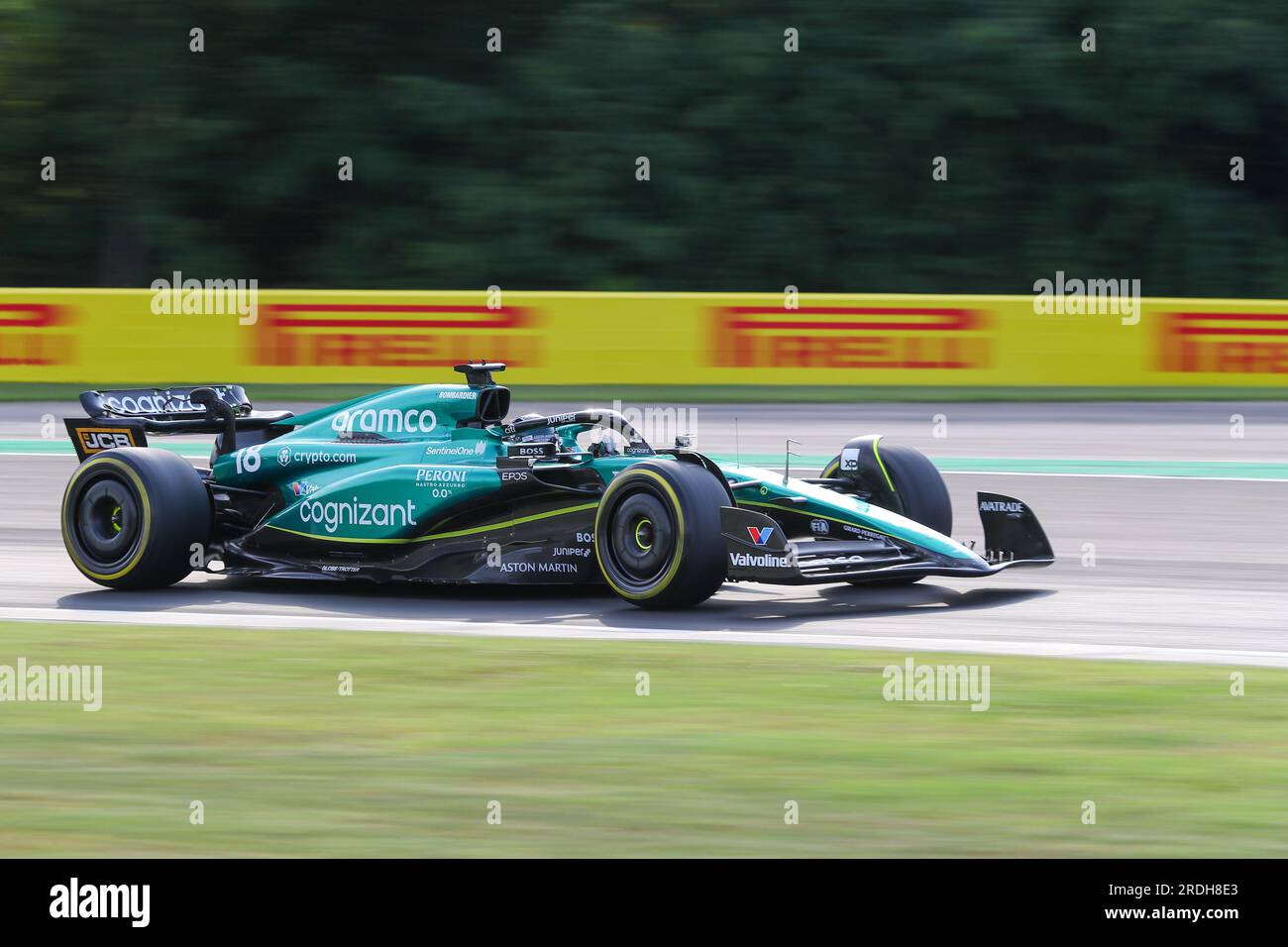 Lance Stroll (CAN) Aston Martin F1 Team AMR23 during Free Practice 2, Friday Jul 21th FORMULA 1 ...
