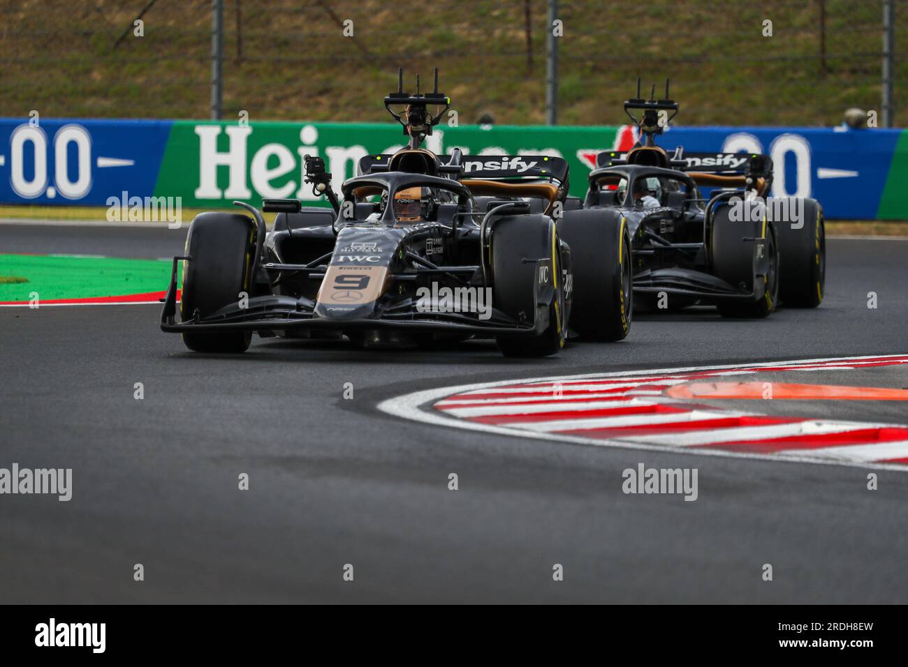 Fictional team ApXGP filming on track for a movie during Free Practice ...