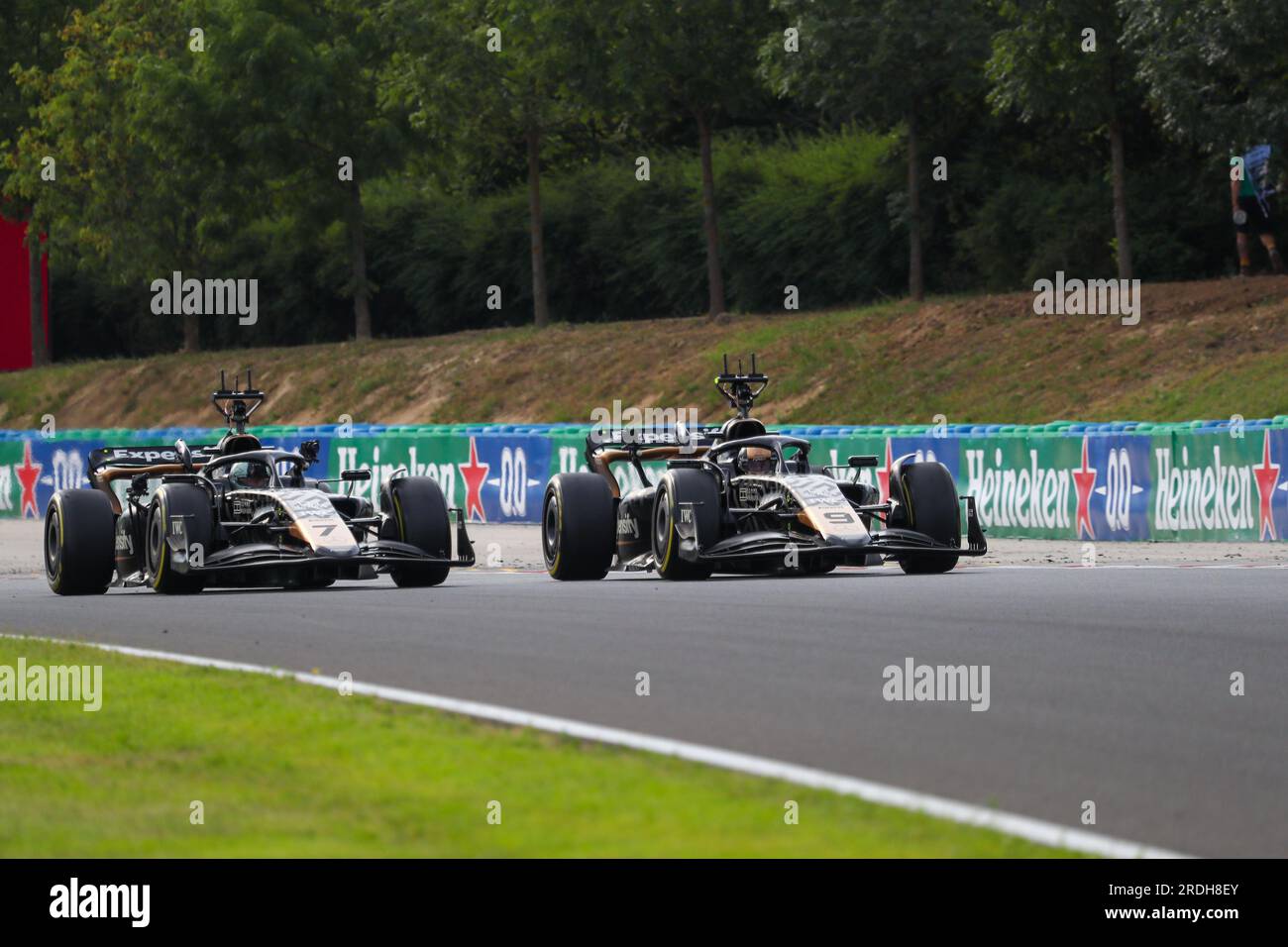 Fictional team ApXGP filming on track for a movie during Free Practice ...
