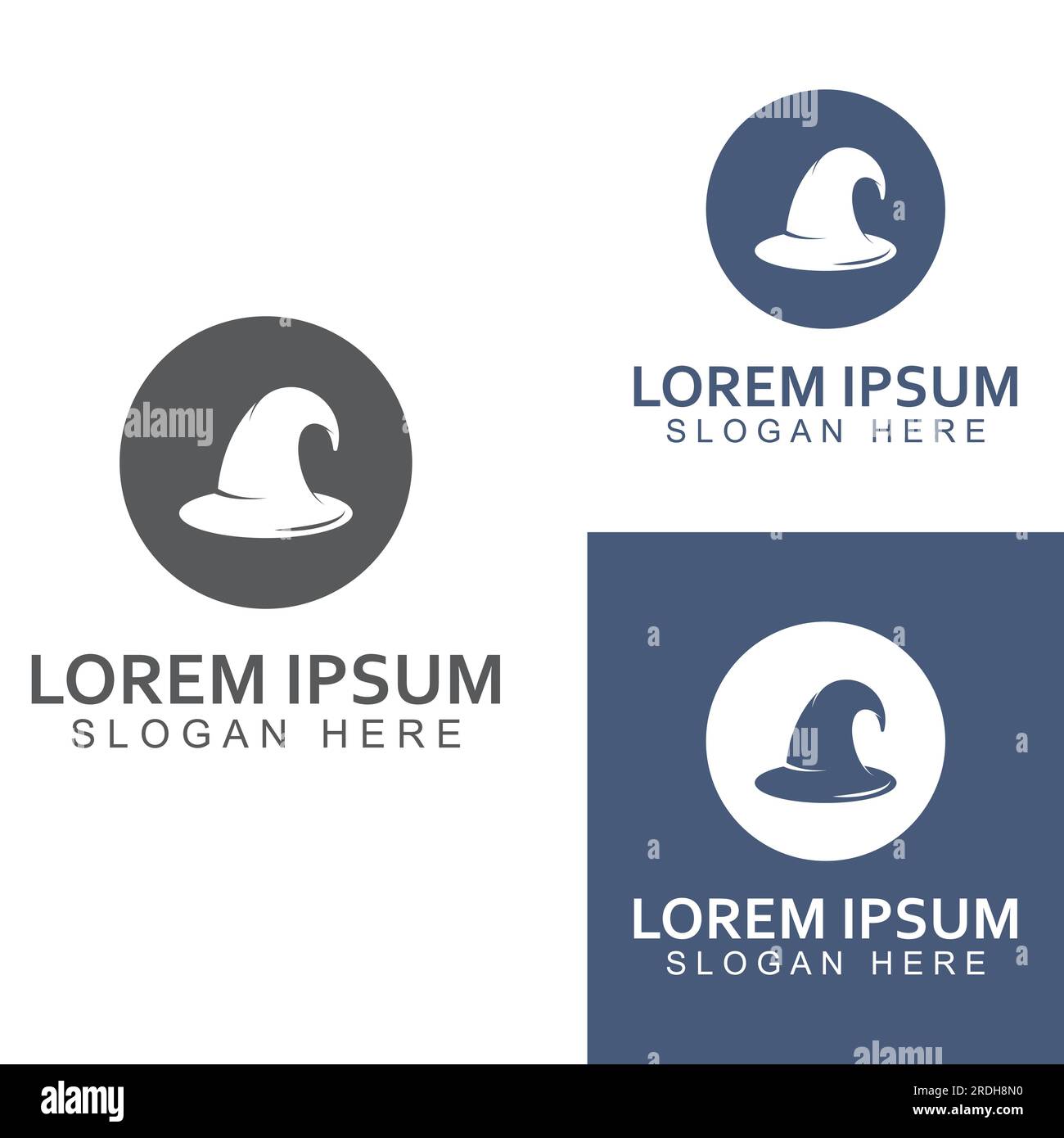 Wizard cap logo .By using vector design concept Stock Vector Image ...