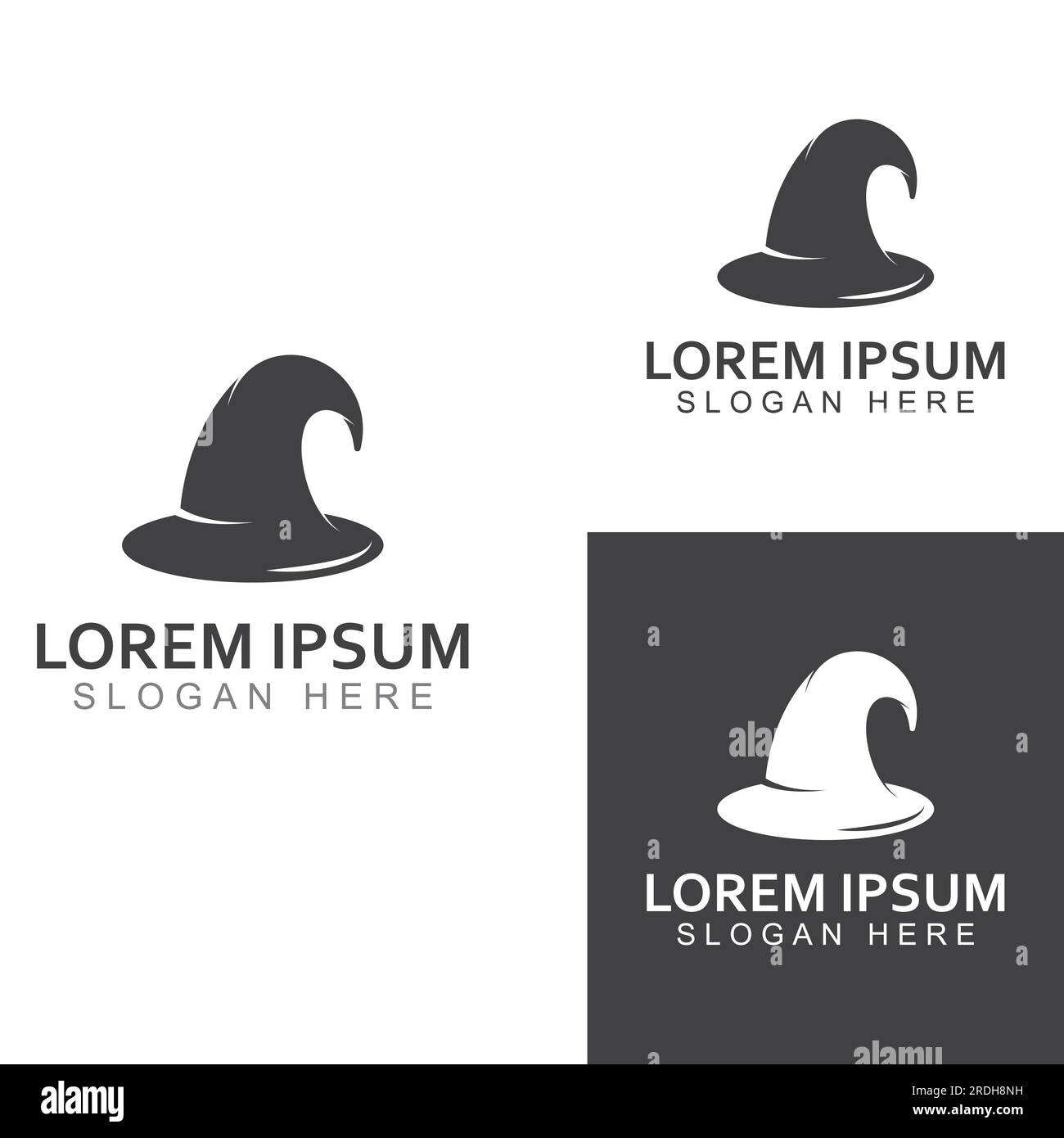 Wizard cap logo .By using vector design concept Stock Vector Image ...