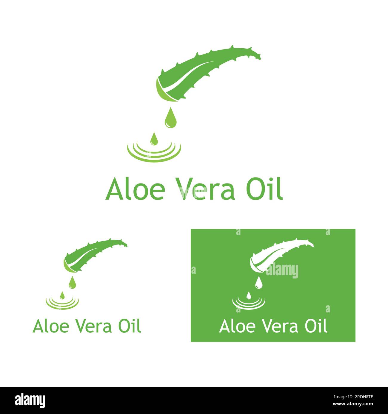 Aloe vera icon logo vector illustration Stock Vector Image & Art - Alamy