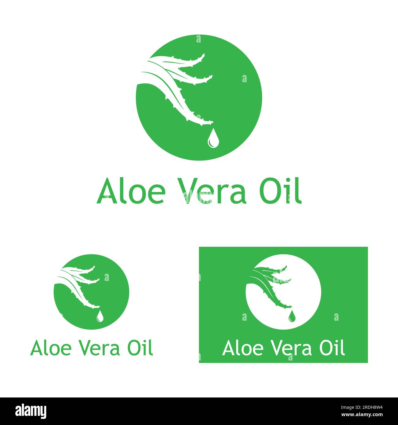 Aloe vera icon logo vector illustration Stock Vector Image & Art - Alamy
