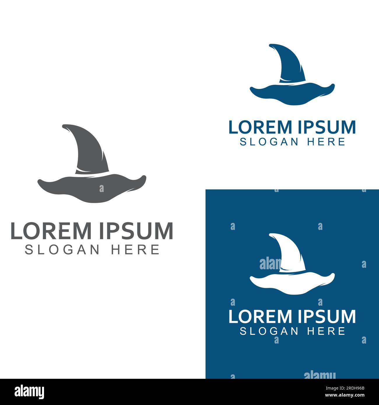 Wizard cap logo .By using vector design concept Stock Vector Image ...