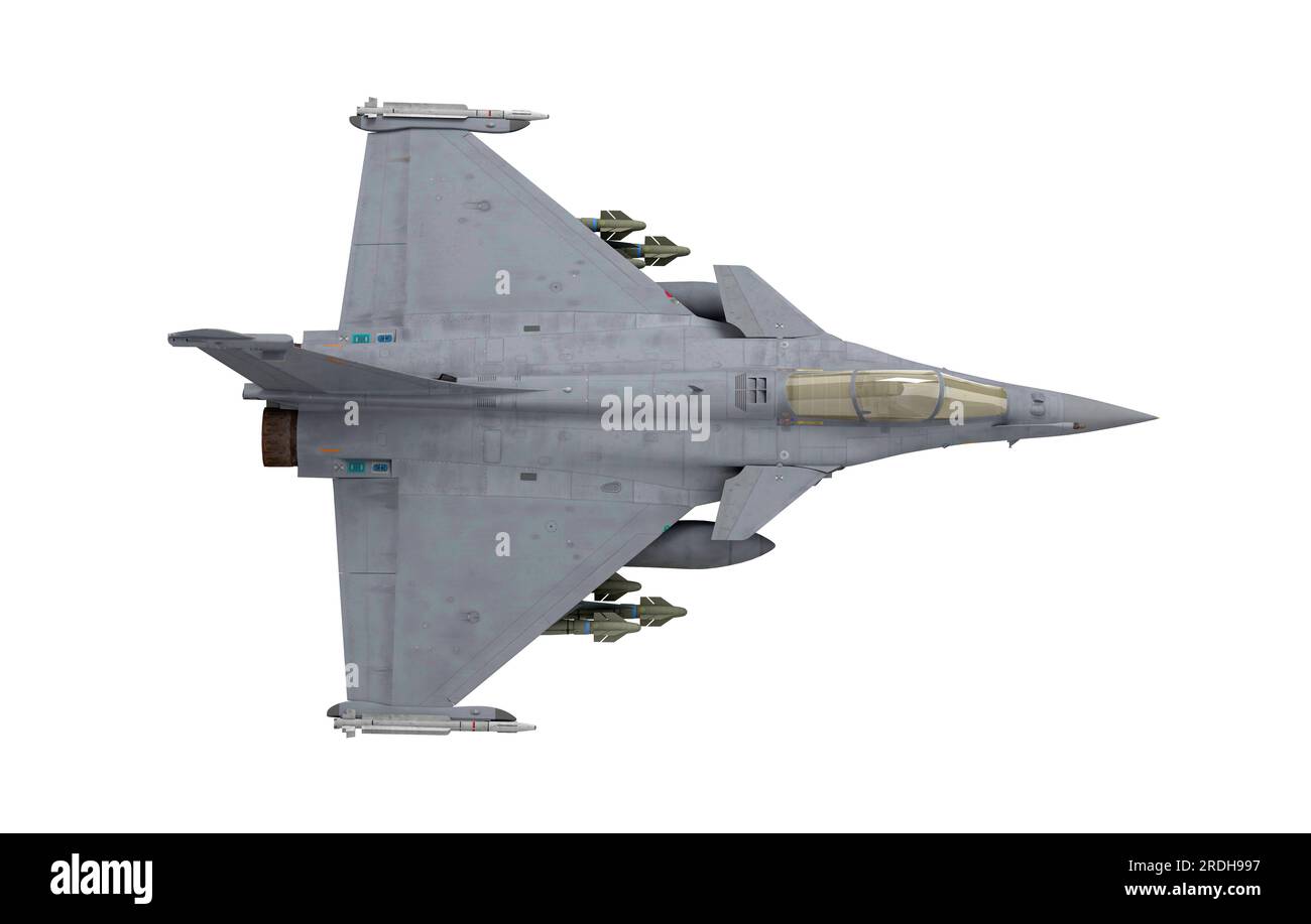F16 fighter jet top view Cut Out Stock Images & Pictures - Alamy