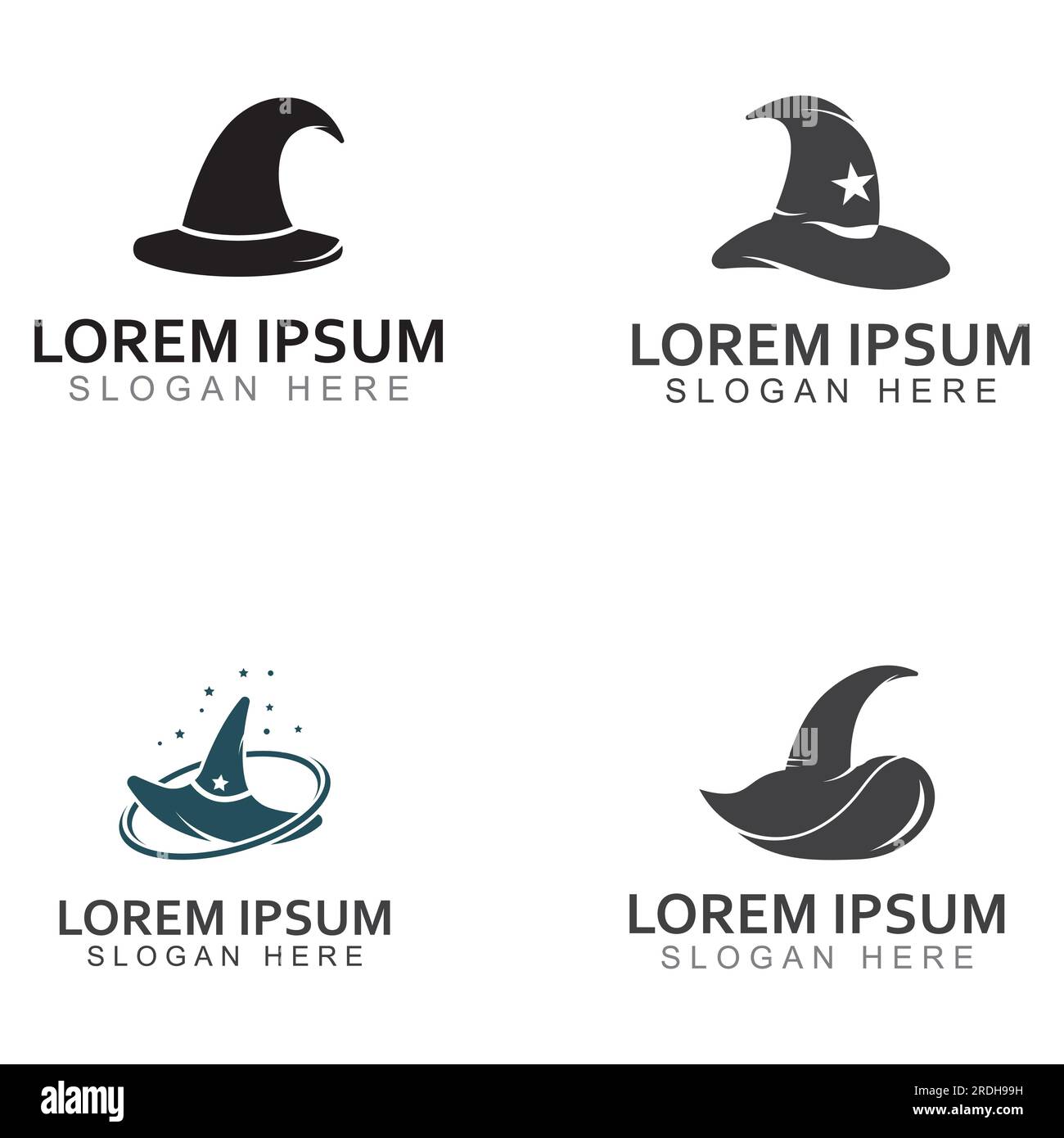 Wizard cap logo .By using vector design concept Stock Vector Image ...