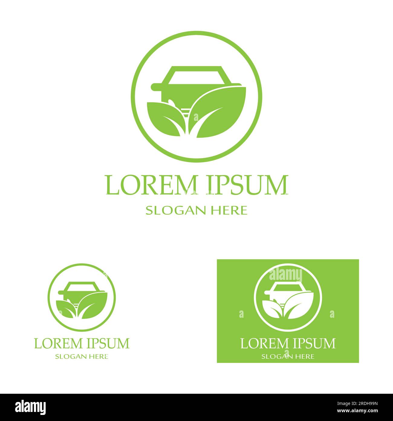 eco car and electric green car technology,icon logo vector Stock Vector ...