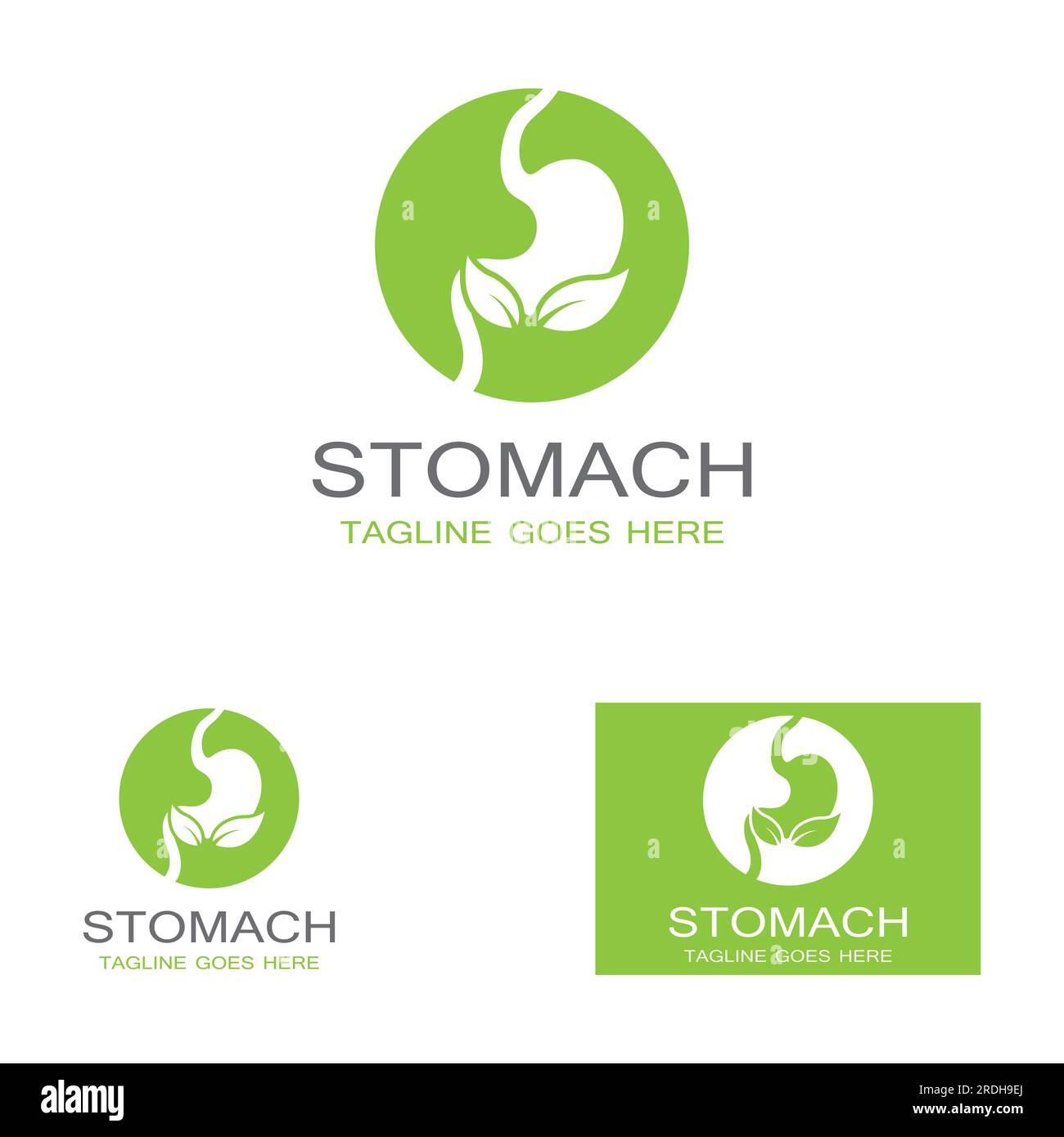 stomach health and stomach care logo design Stock Vector Image & Art ...