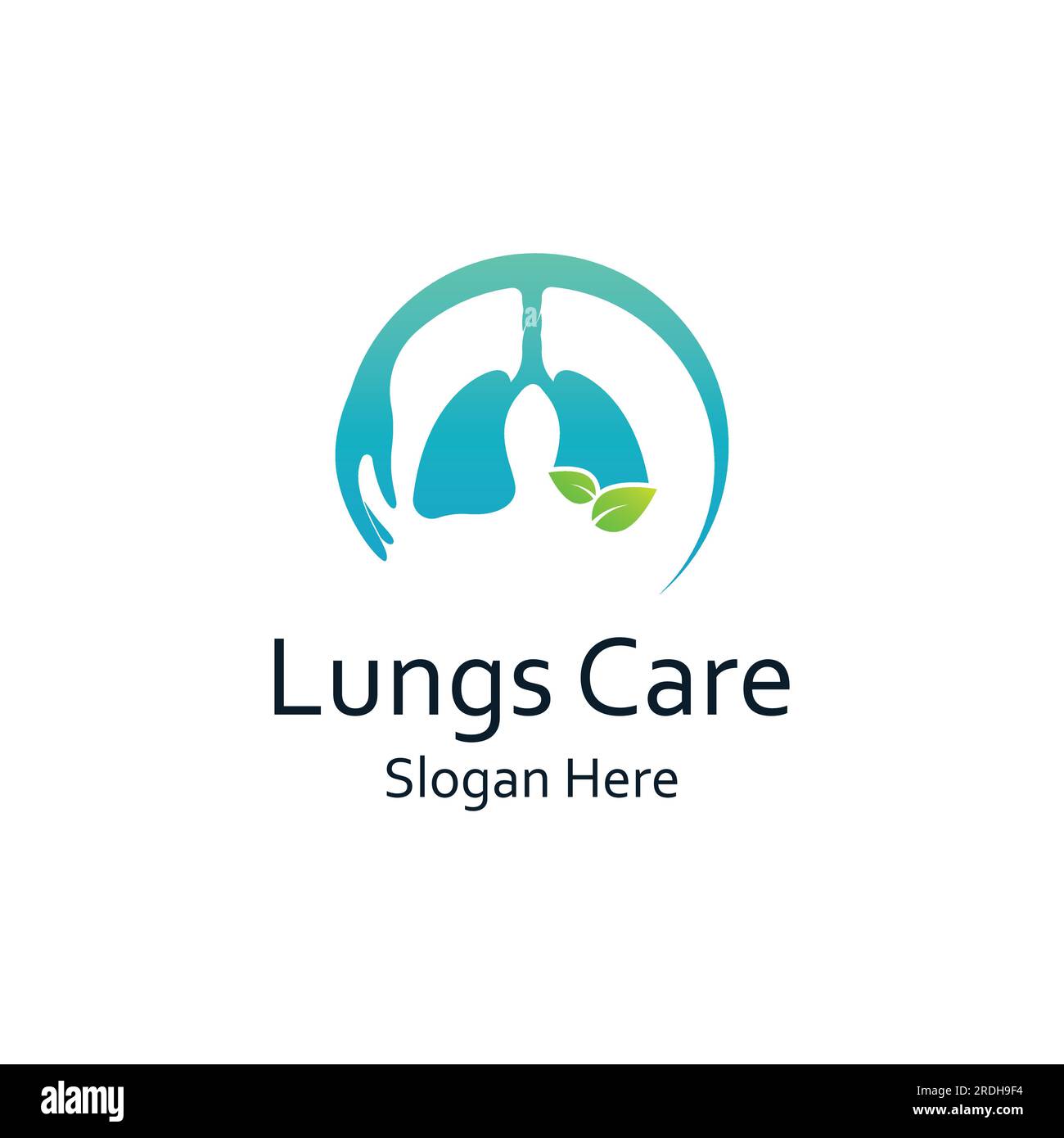 Lungs health and lungs care logo icon vector Stock Vector Image & Art ...