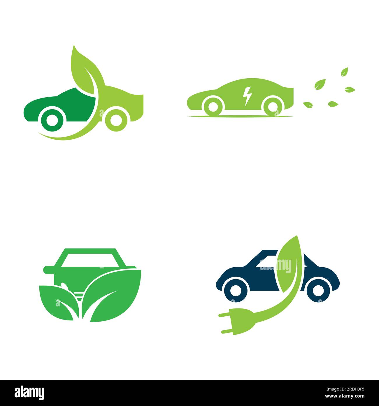 eco car and electric green car technology,icon logo vector Stock Vector ...