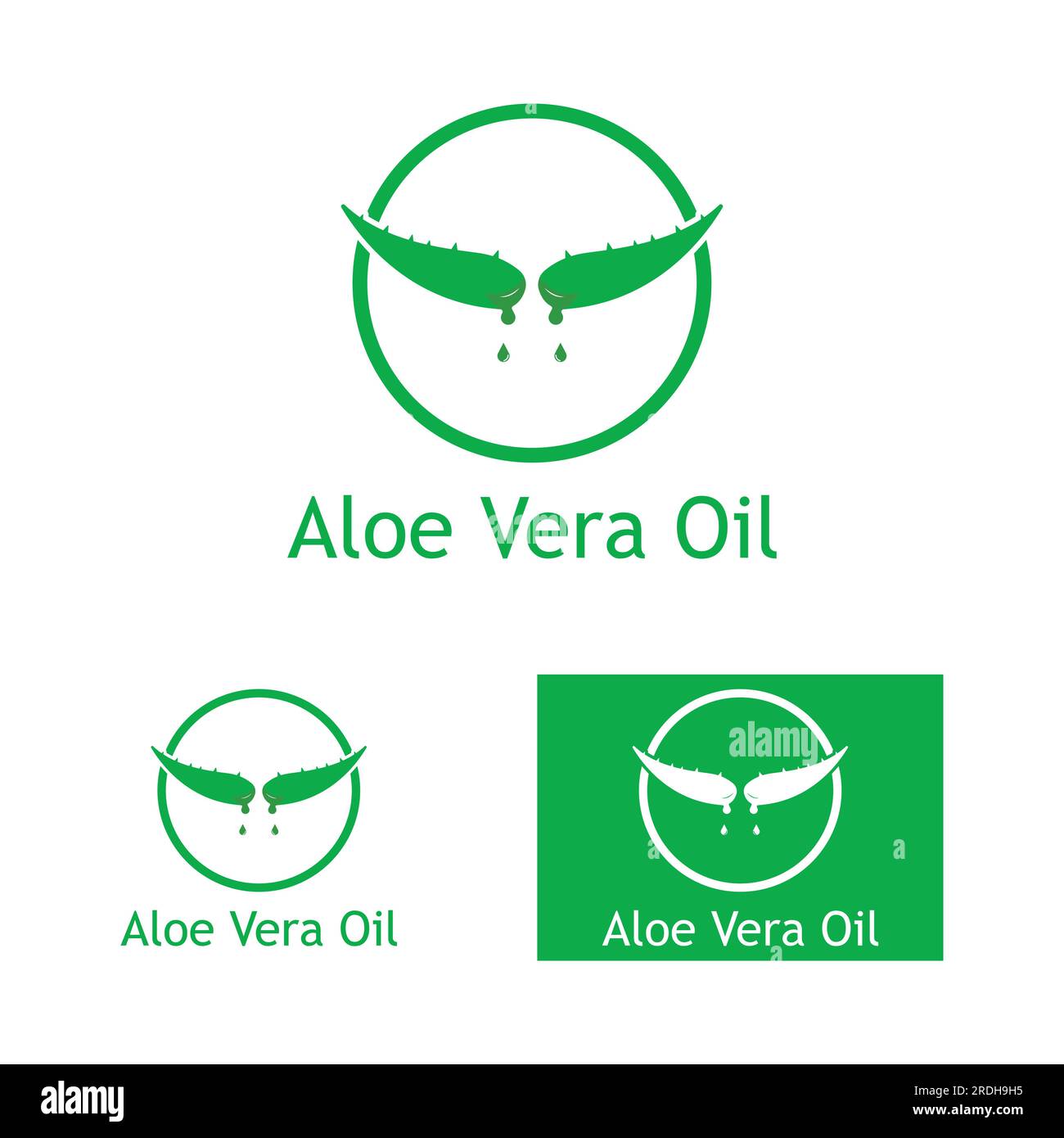 Pure aloe vera Stock Vector Images - Alamy