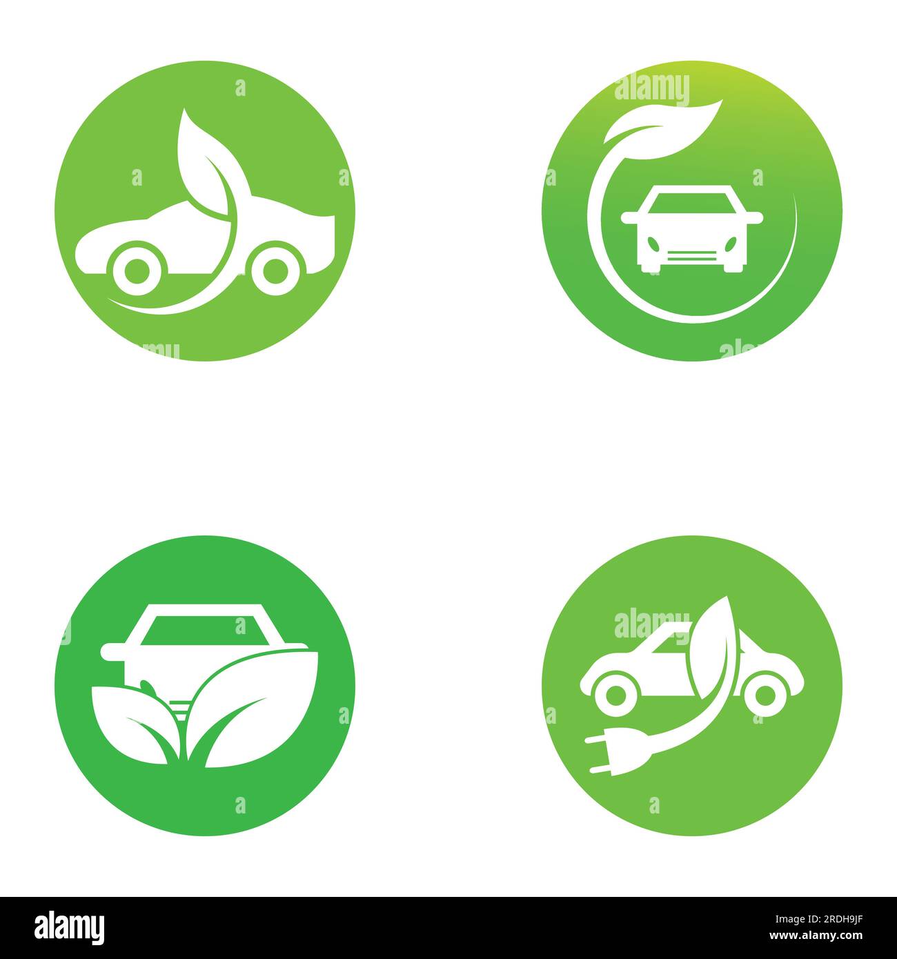 eco car and electric green car technology,icon logo vector Stock Vector ...