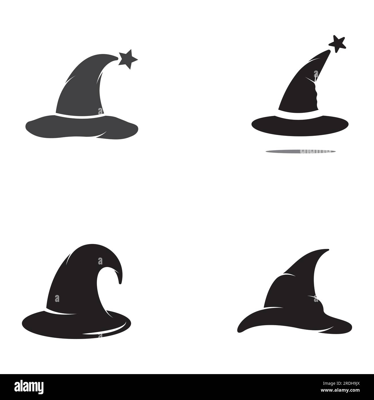 Wizard cap logo .By using vector design concept Stock Vector Image ...