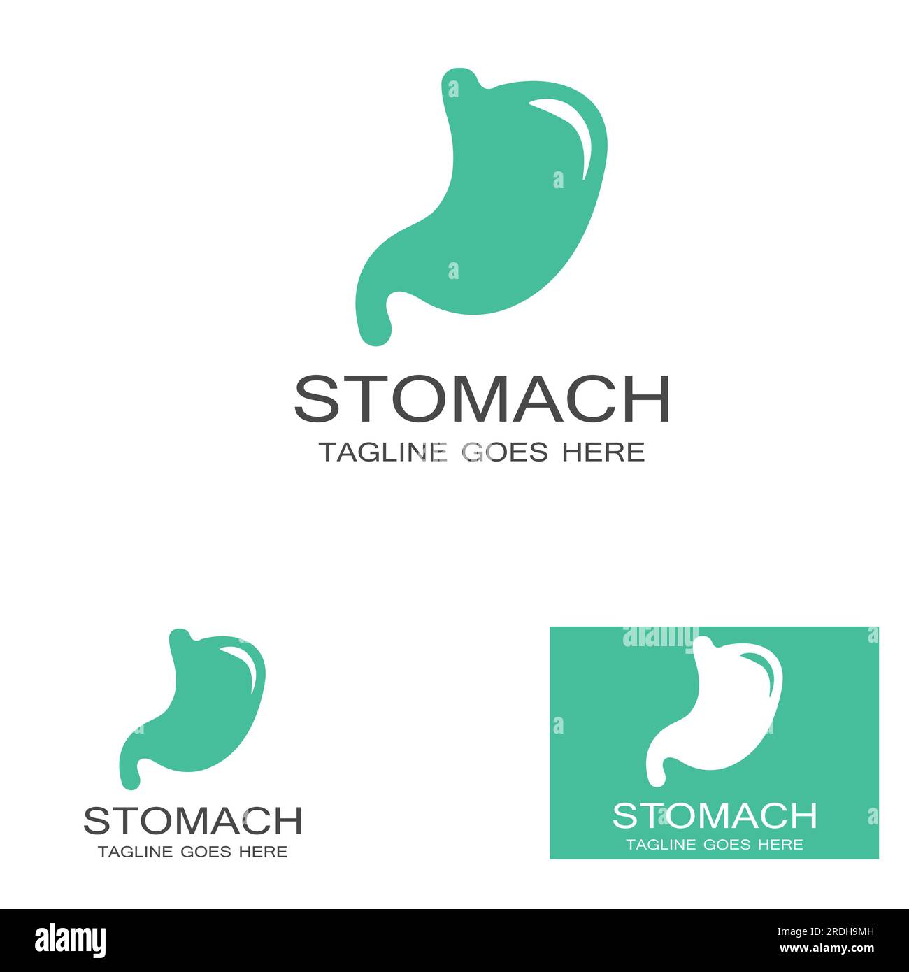 stomach health and stomach care logo design Stock Vector Image & Art ...