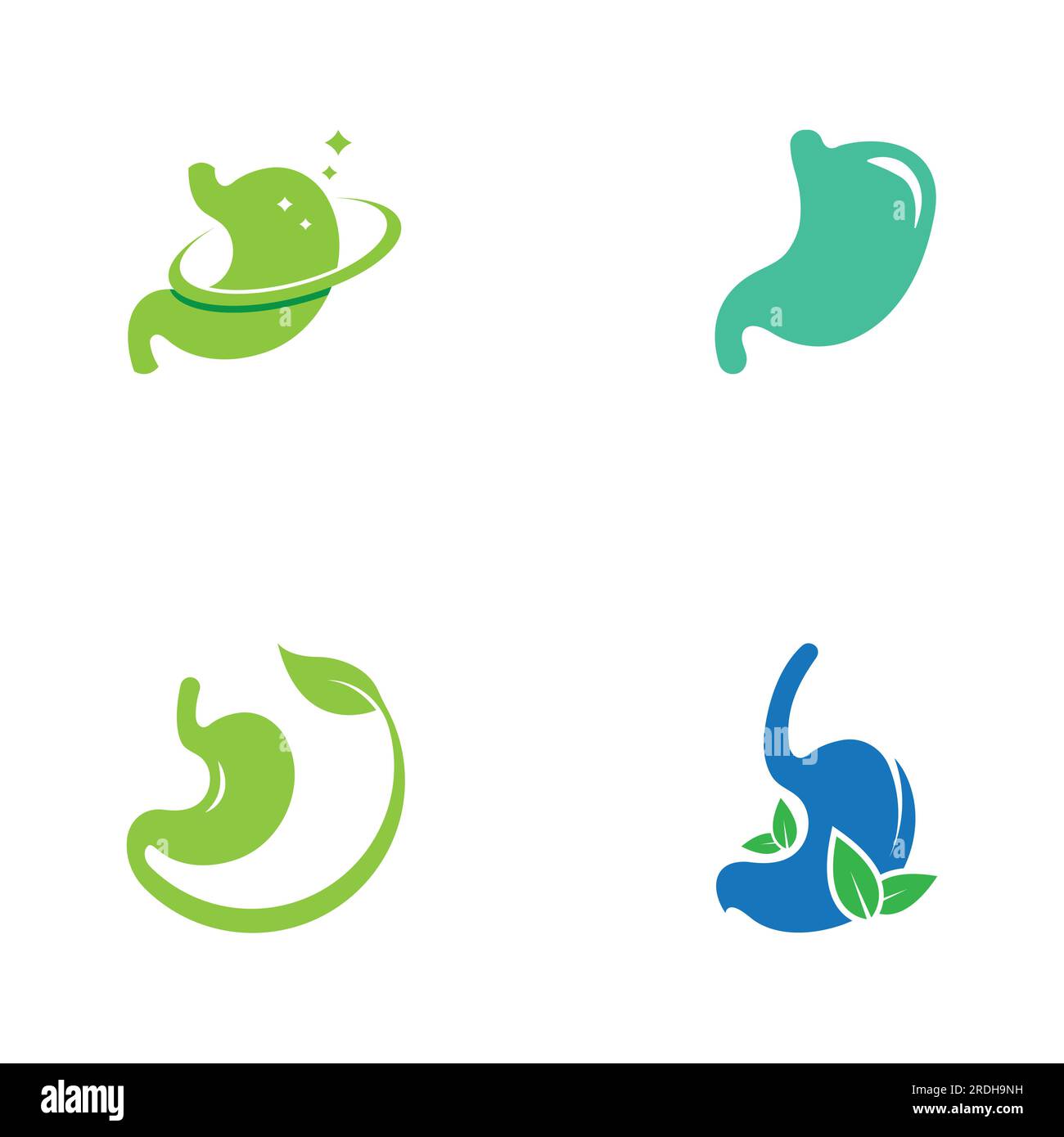 stomach health and stomach care logo design Stock Vector Image & Art ...