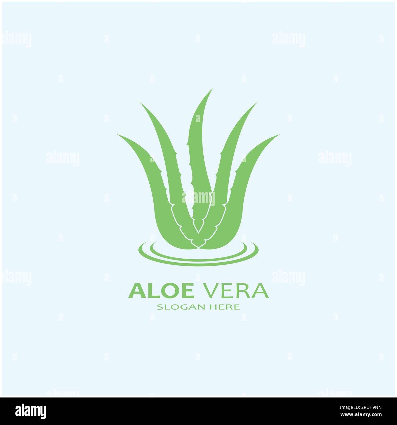 Aloe vera icon logo vector illustration Stock Vector Image & Art - Alamy